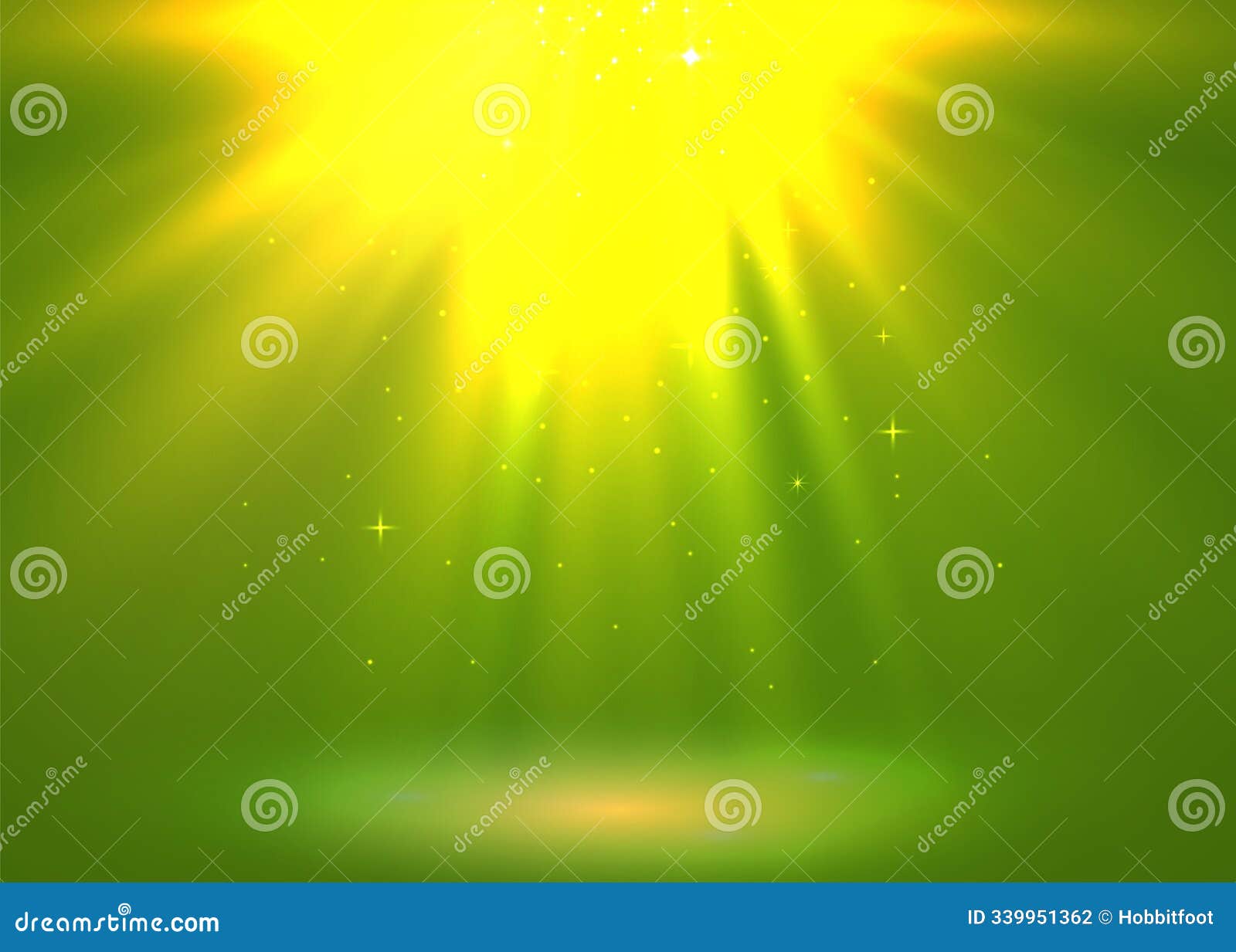 Abstract Magic Light Background. Golden Holiday Burst Stock ...