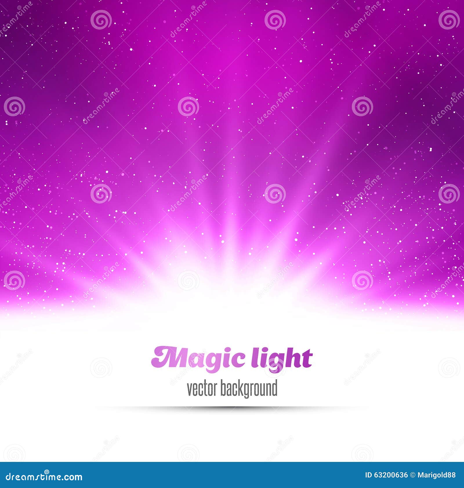 Abstract Magic Light Background Stock Vector - Illustration of night ...