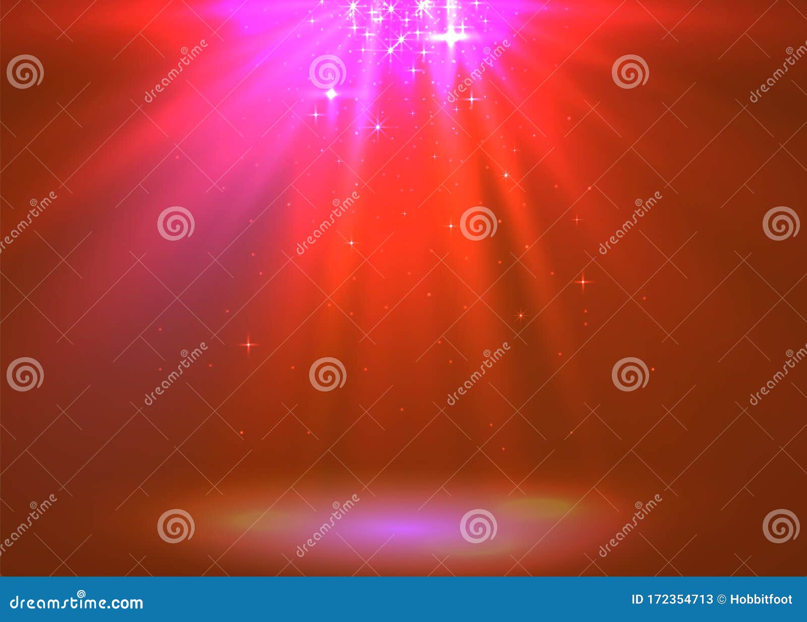 Abstract Magic Light Background. Red Holiday Burst. Stock Vector ...