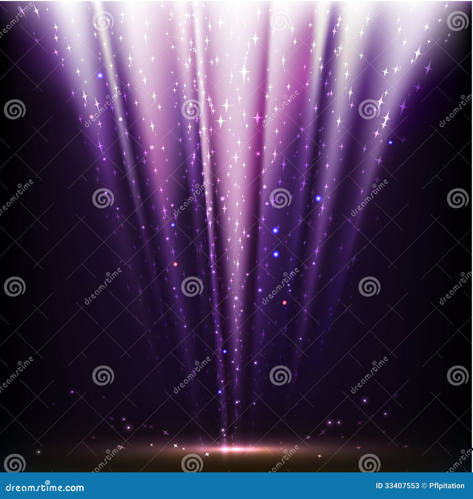 Abstract Magic Light Background Stock Vector - Illustration of mystery ...