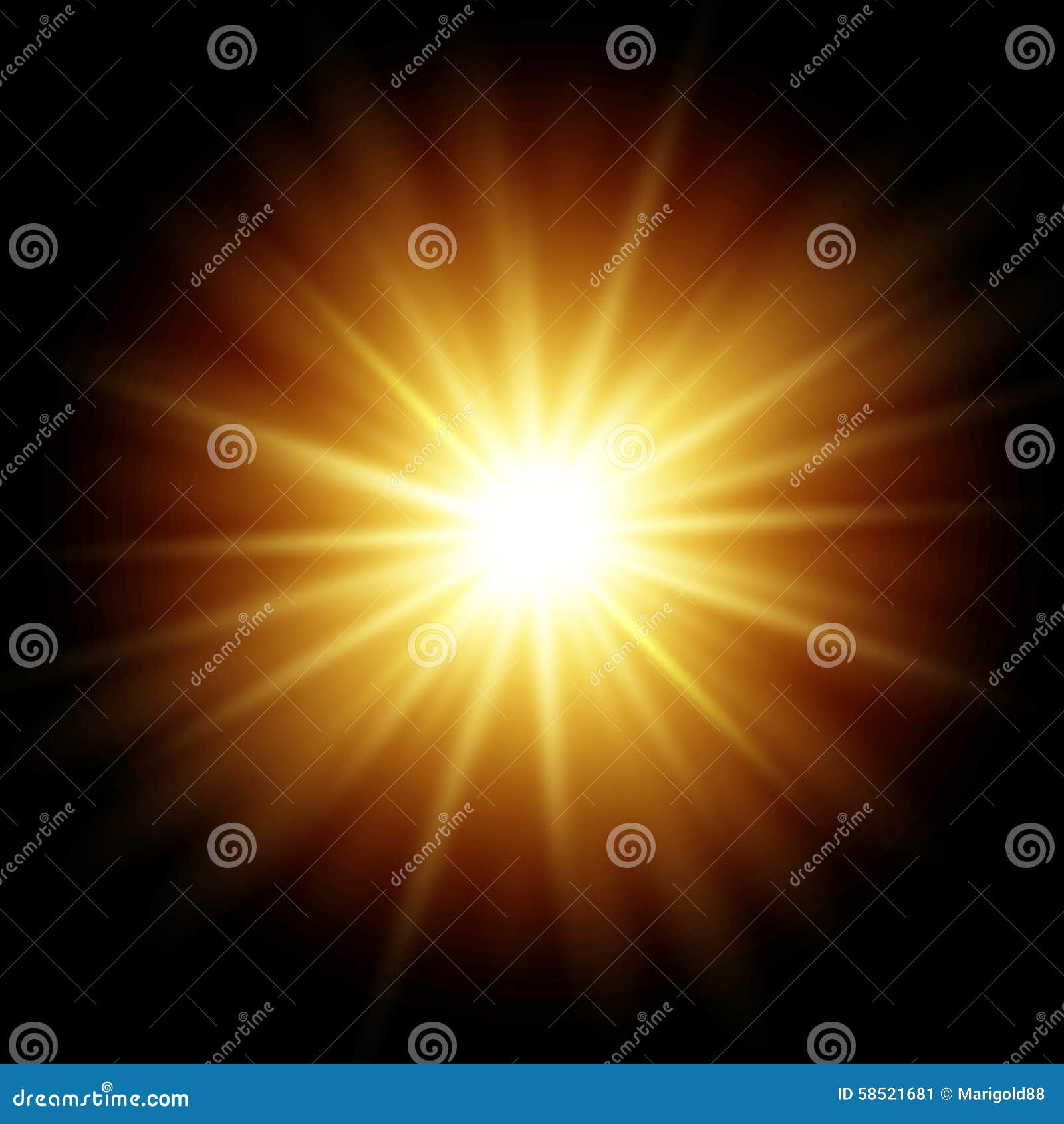 Abstract Magic Light Background Stock Vector - Illustration of ...