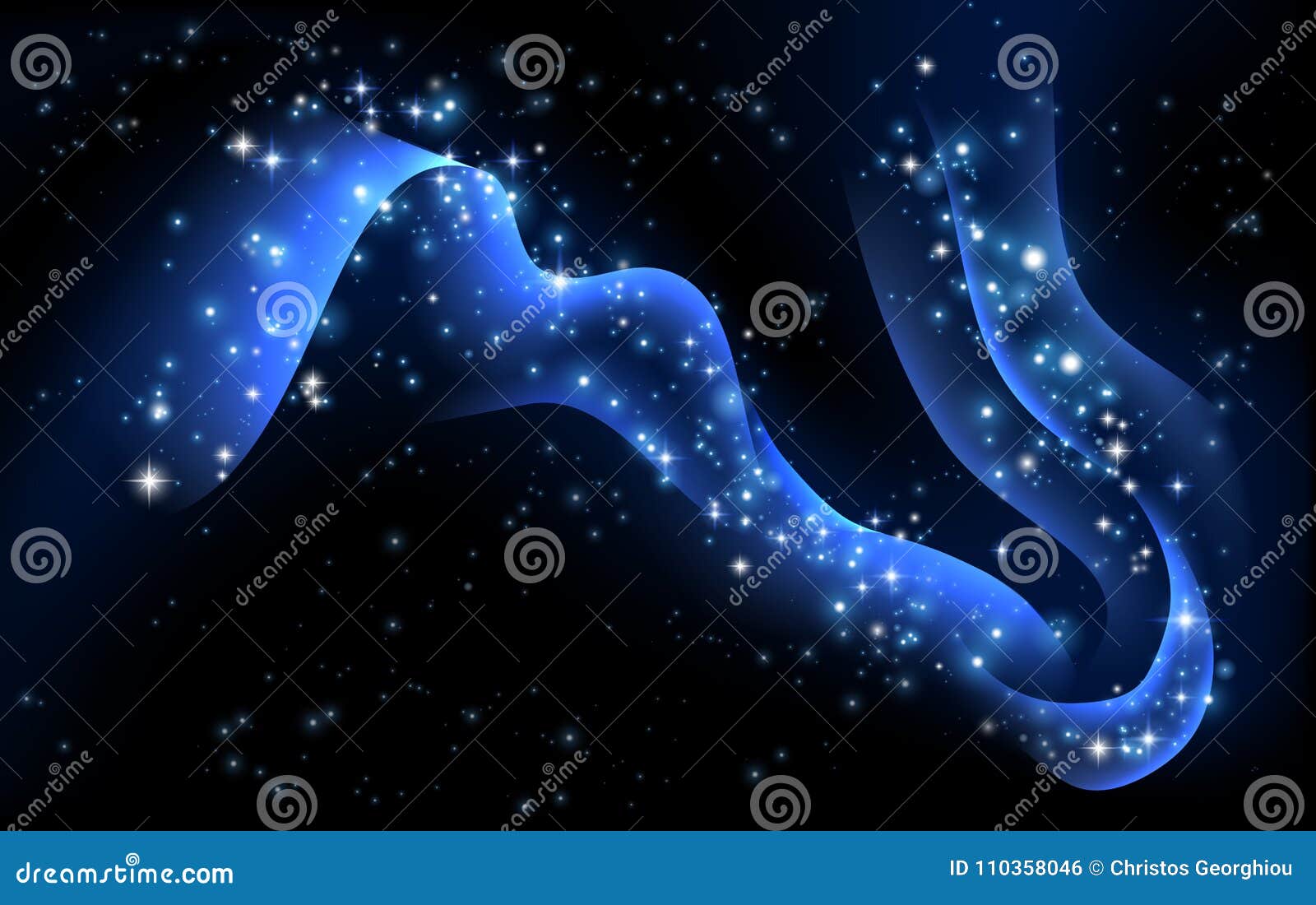 Abstract Magic Light Stars Background Stock Vector - Illustration of ...