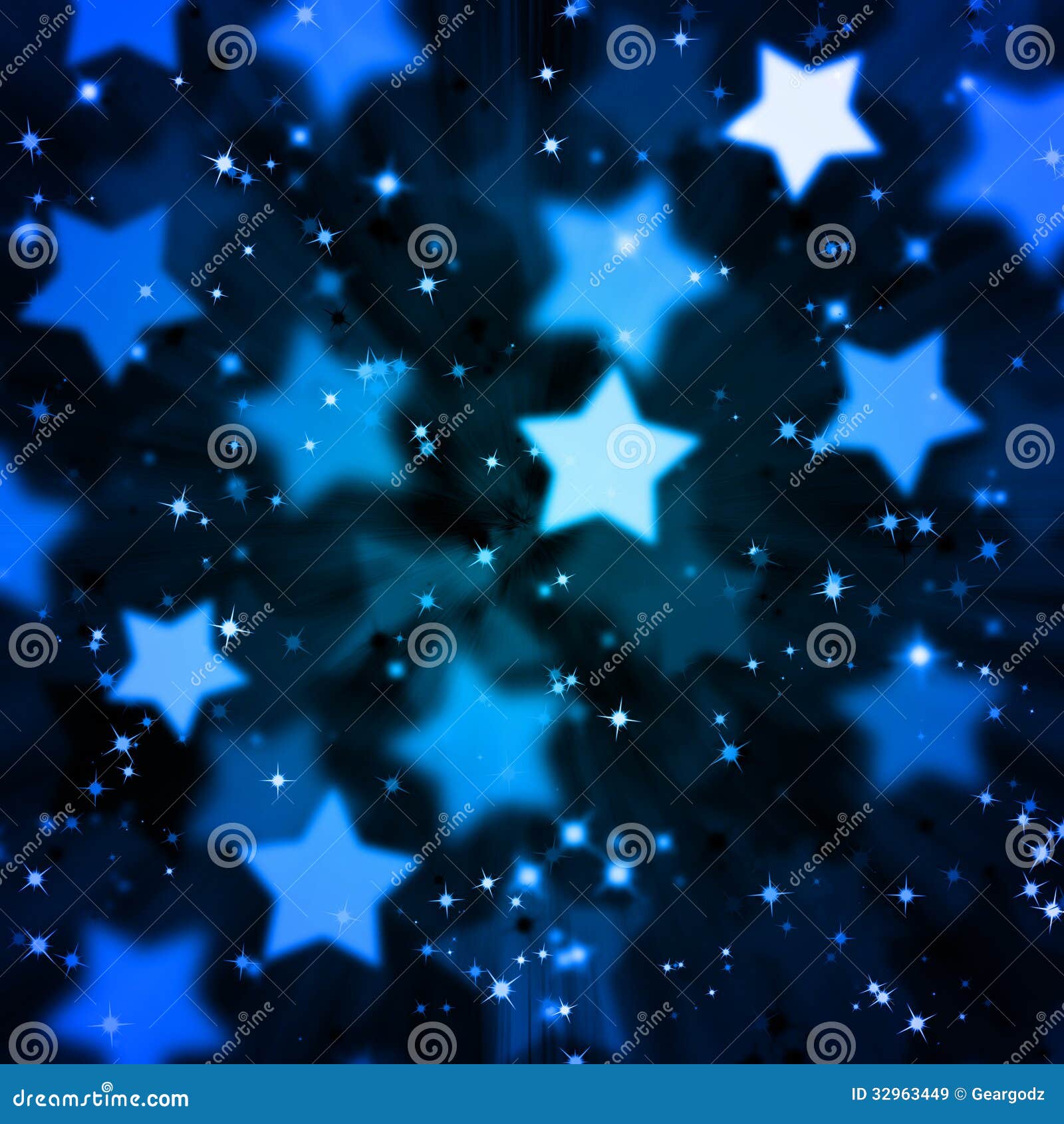 Abstract Magic Star Background Stock Illustration - Illustration of ...