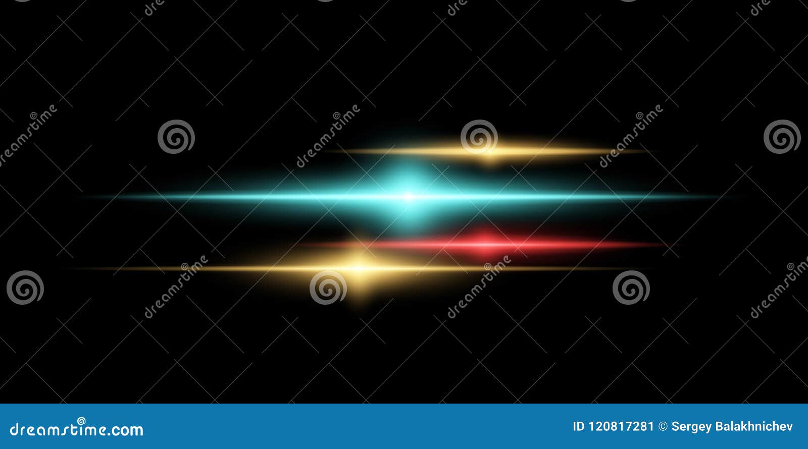 Abstract Magic Stylish Light Effect on a Transparent Background ...