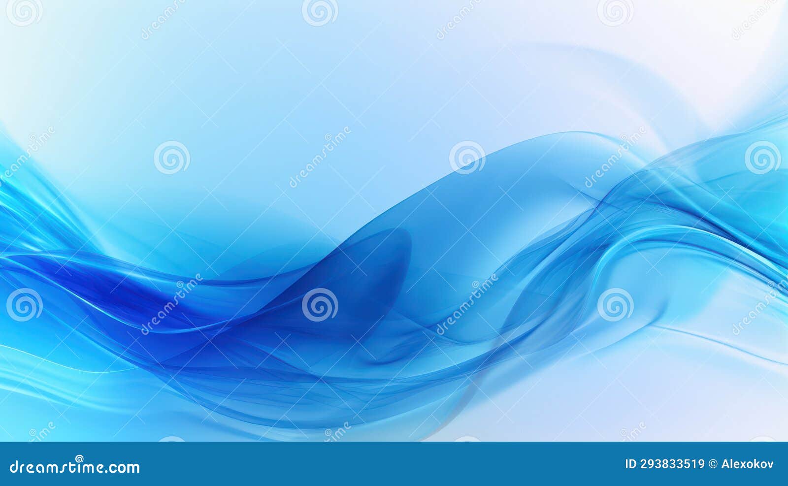 Abstract Magical Blue Background with Minimalistic Design AI Generated ...