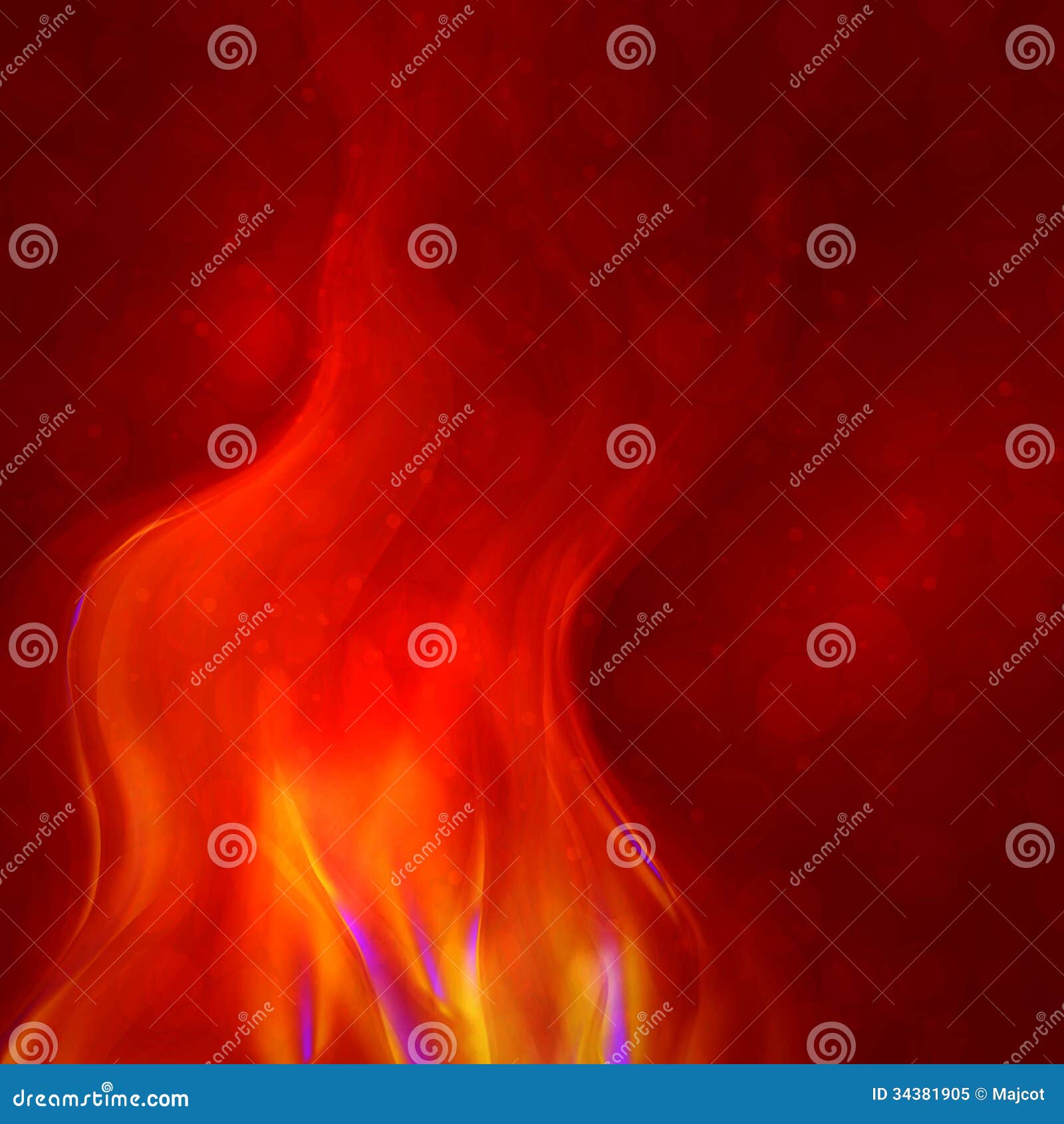 Abstract Magical Flame Illustration Stock Vector - Illustration of ...