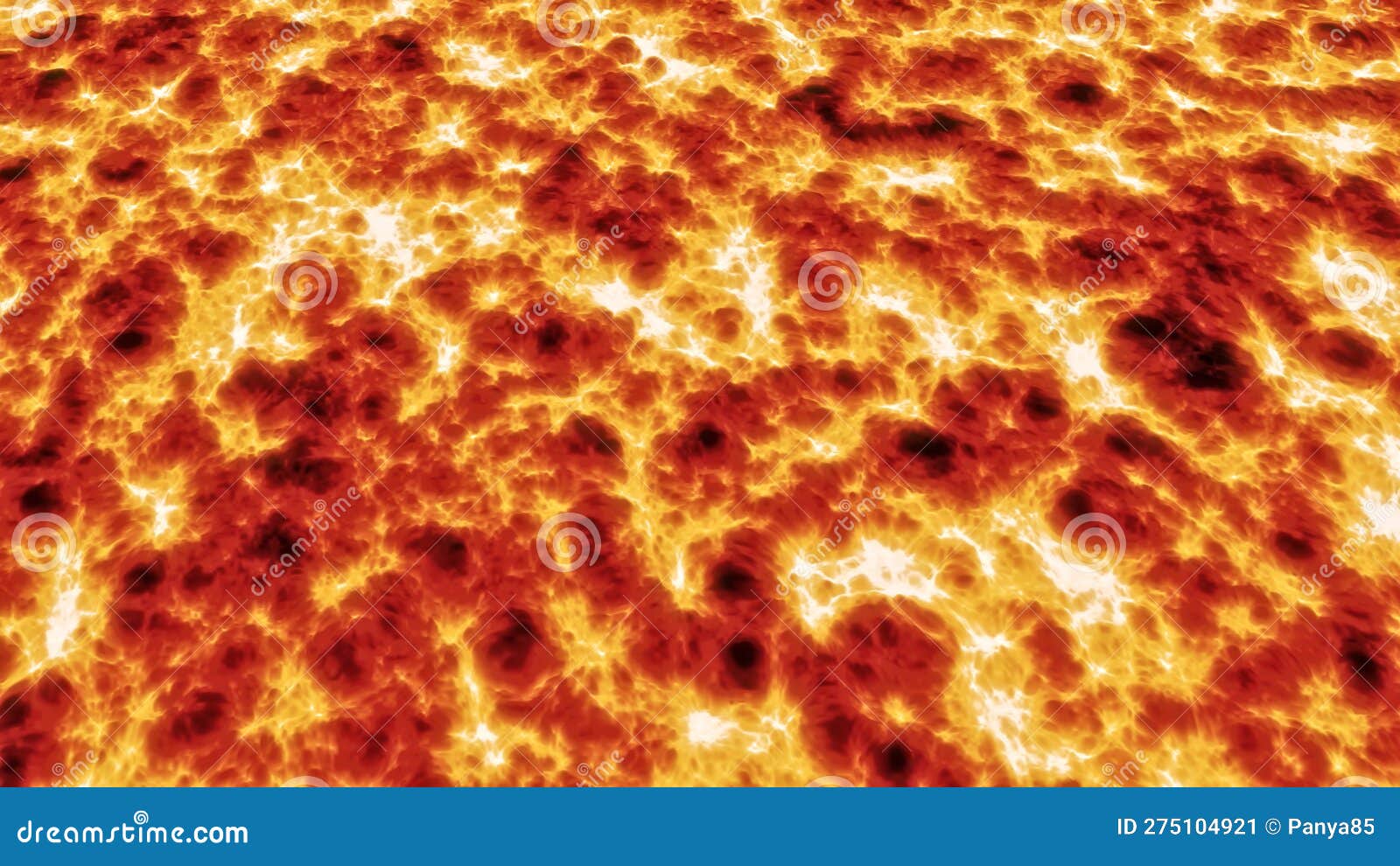 Abstract Magma, Lava Flowing Smooth Waves Background. Fire Like Stock ...