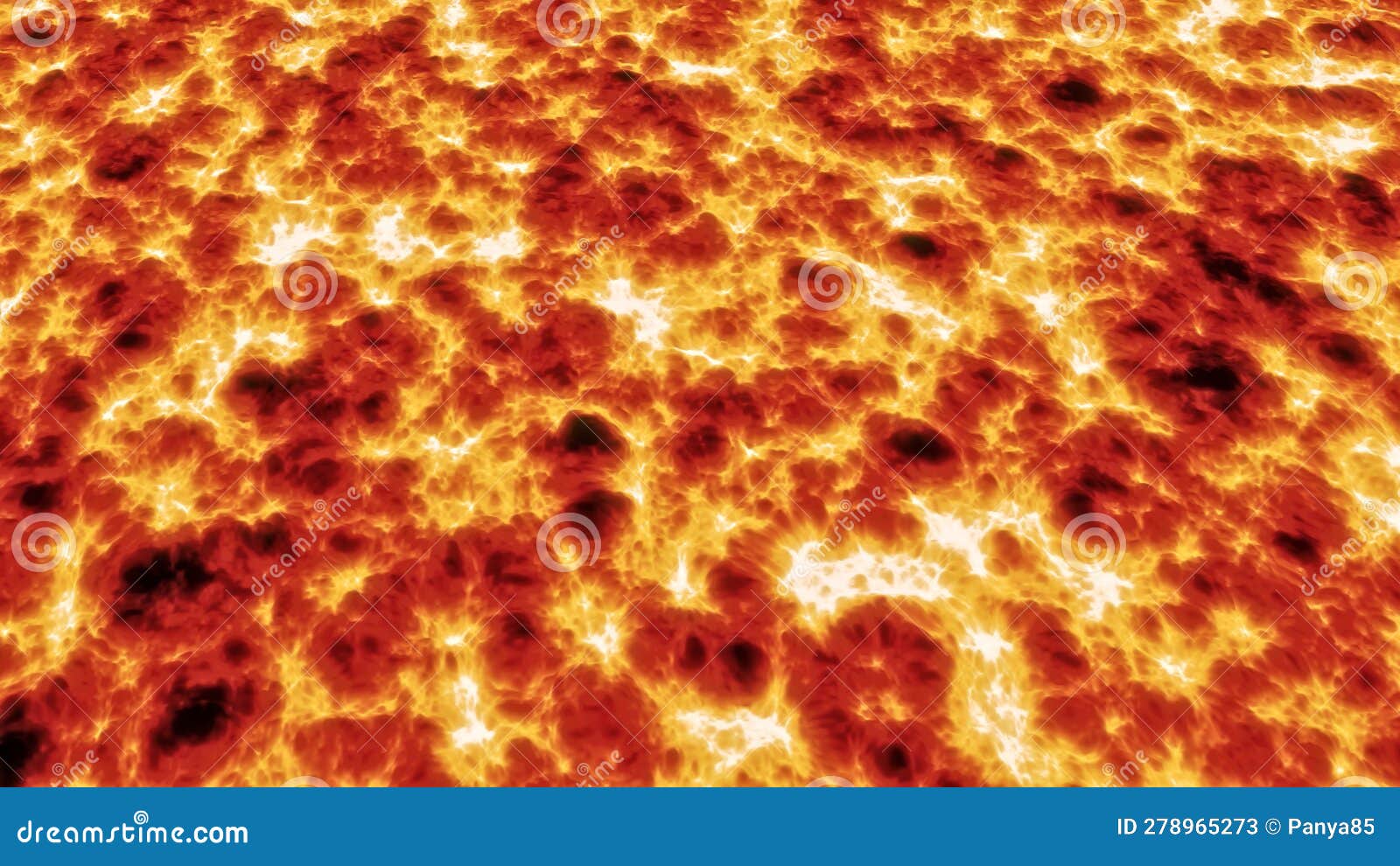 Abstract Magma, Lava Flowing Smooth Waves Background. Fire Like Stock ...