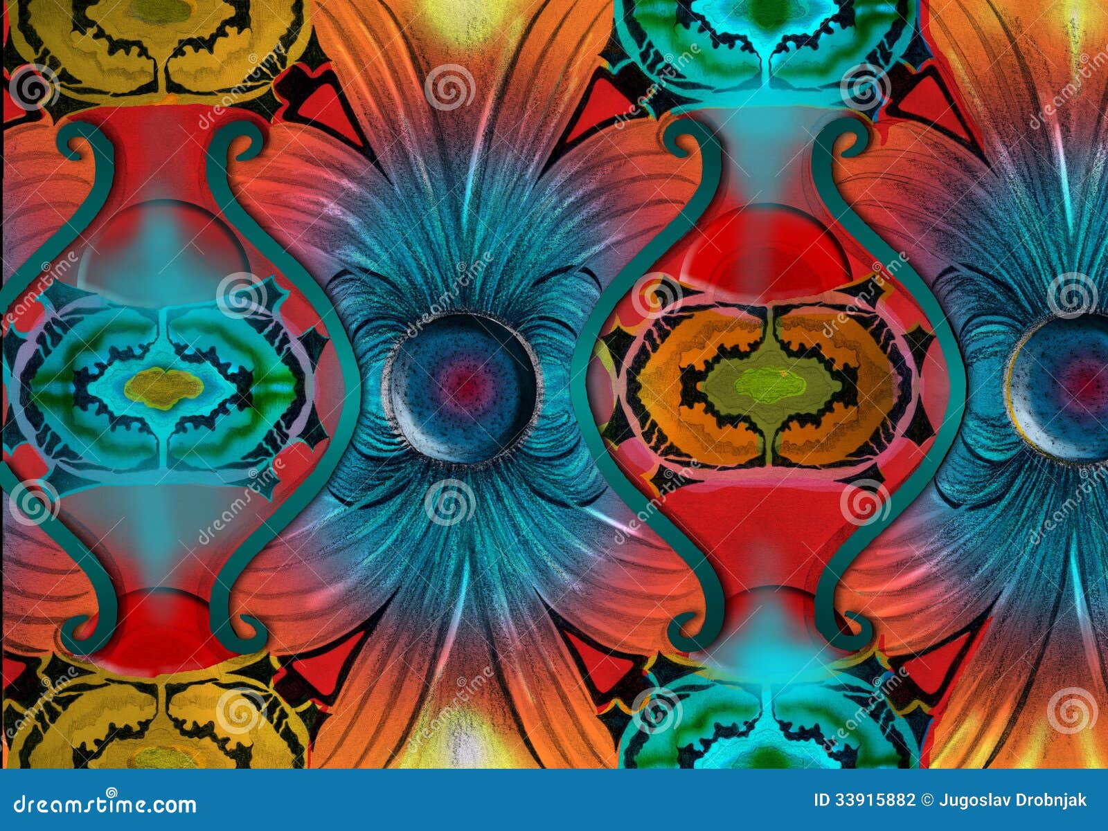 Abstract magnetic field stock photo. Image of fractal - 33915882