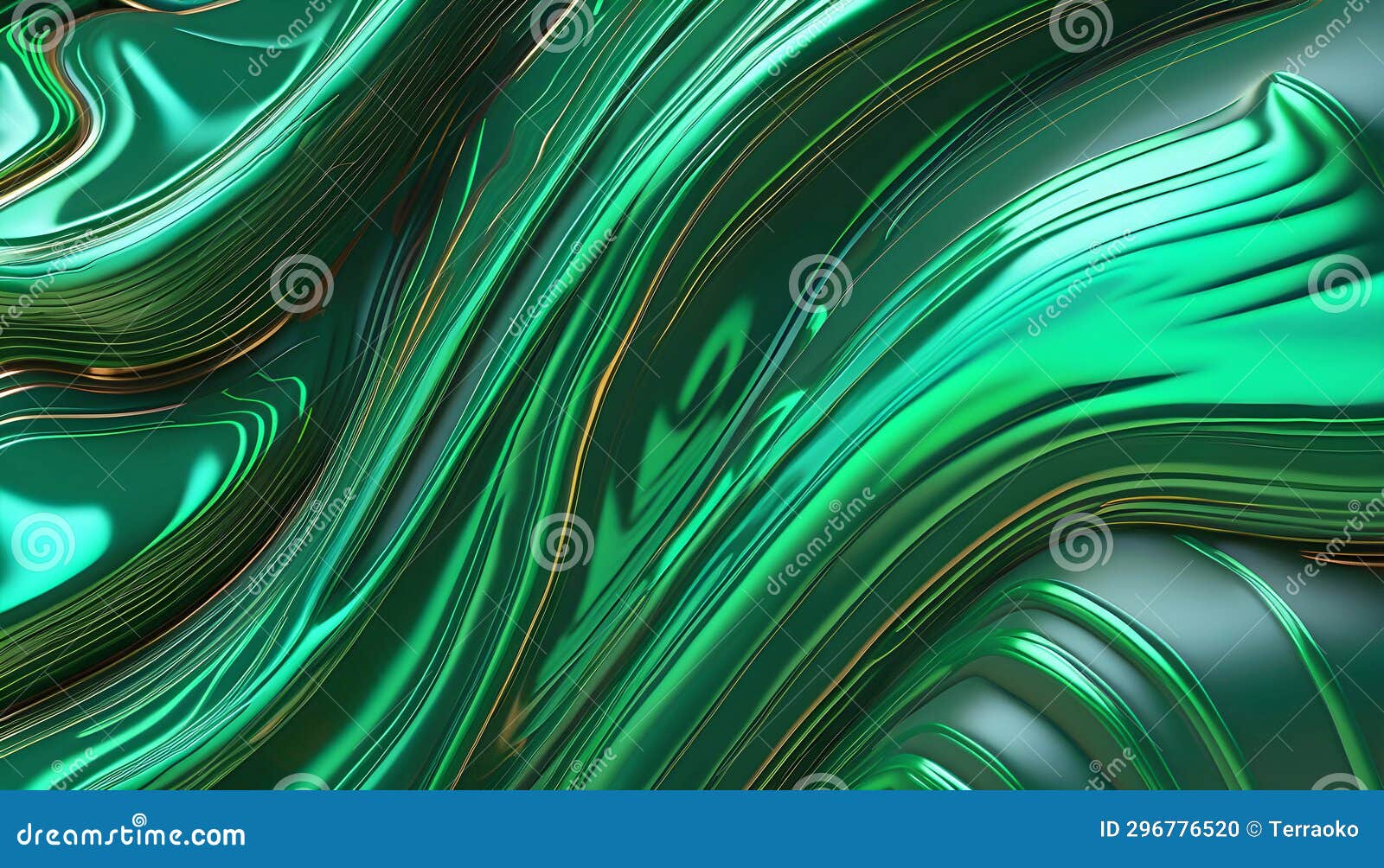 Abstract Malachite Background with Stone Texture, Realistic Malachite ...