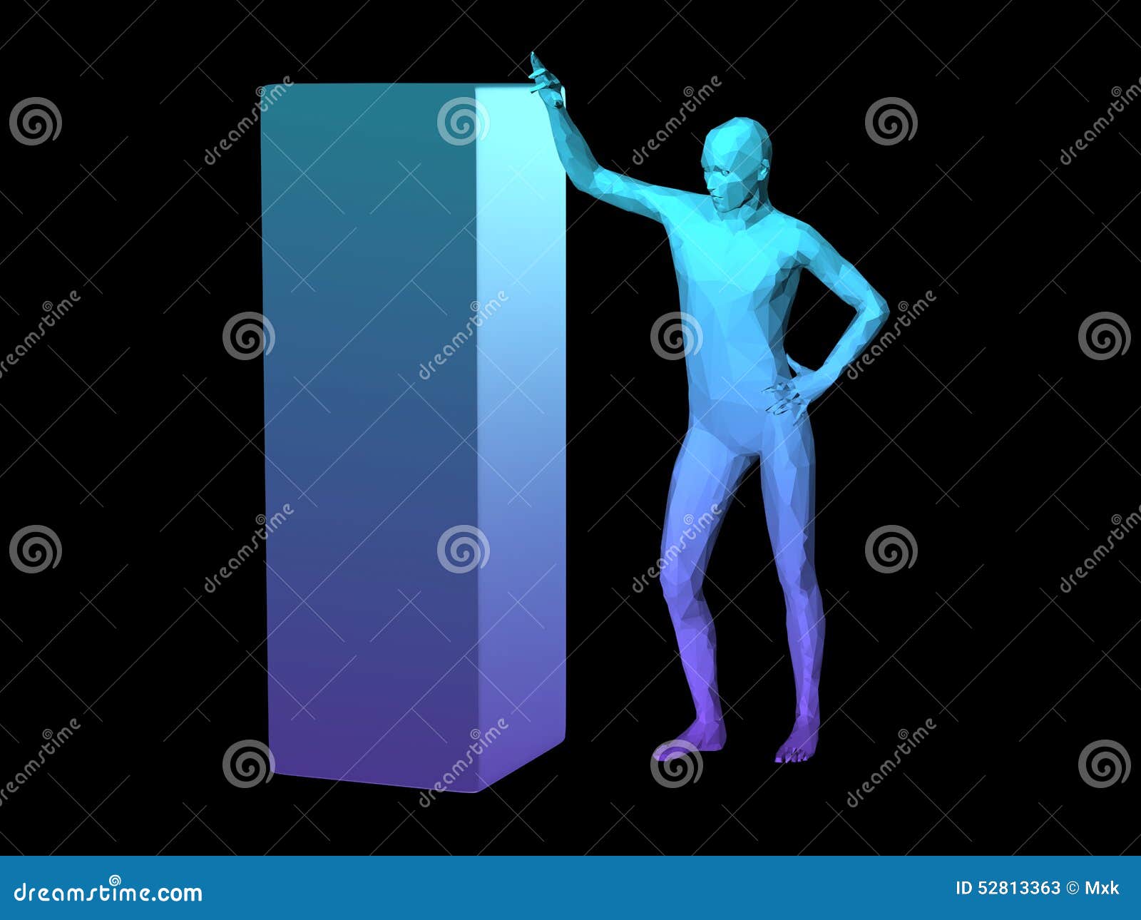 Abstract man body stock illustration. Illustration of male - 52813363
