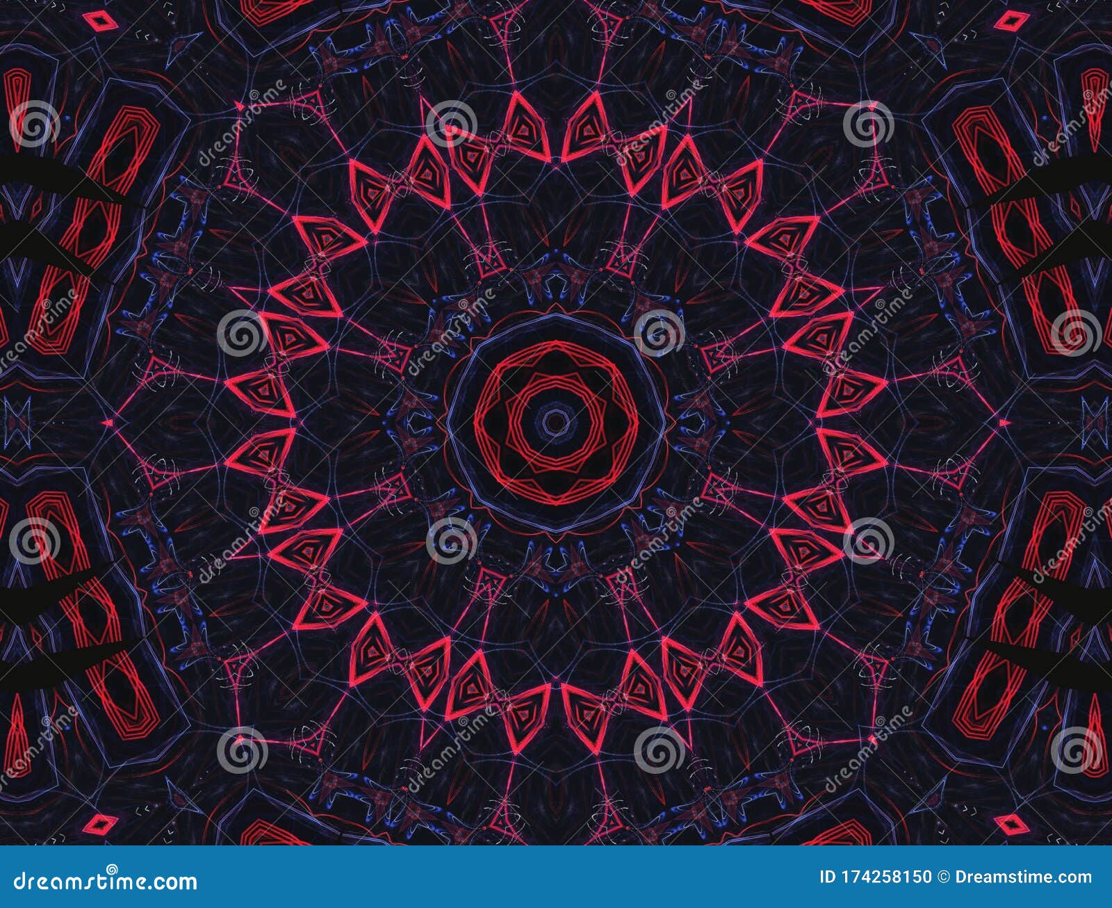 Abstract Mandala Seamless Texture for Design and Background Stock ...