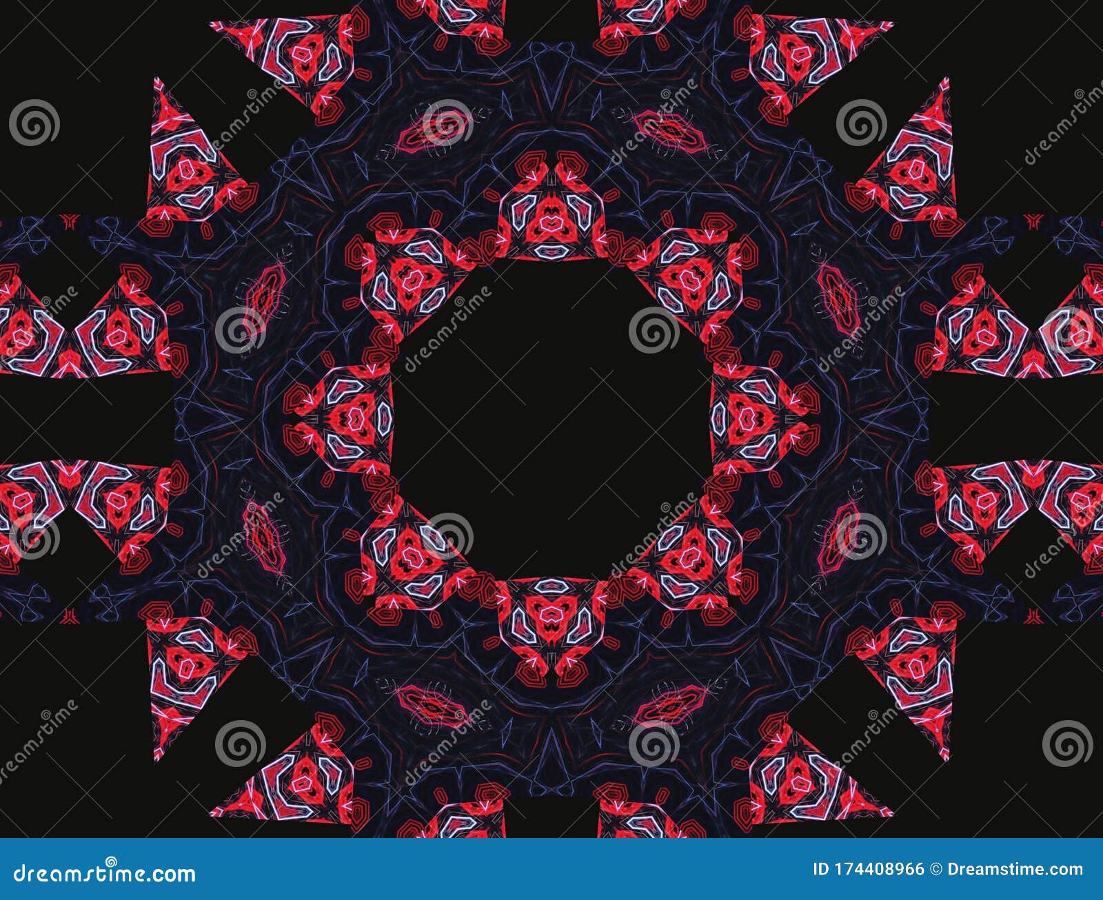 Abstract Mandala Seamless Texture for Design and Background Stock ...