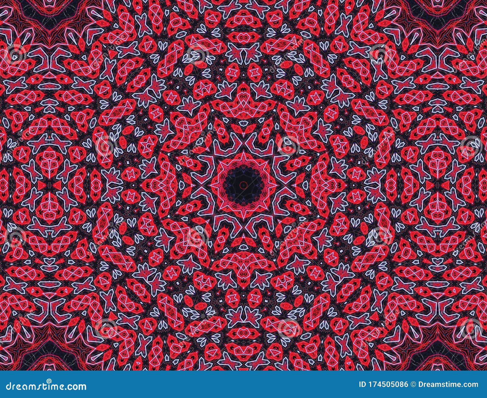 Abstract Mandala Seamless Texture for Design and Background Stock ...