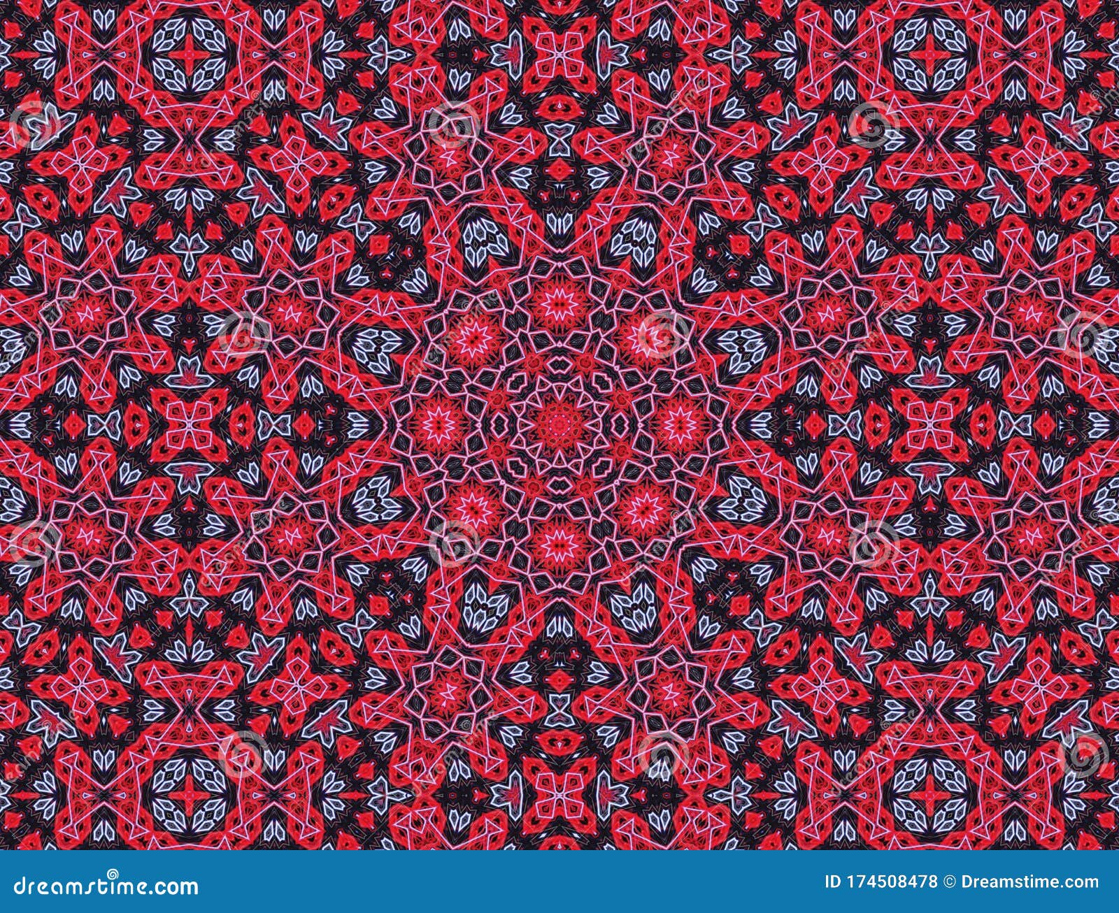 Abstract Mandala Seamless Texture for Design and Background Stock ...