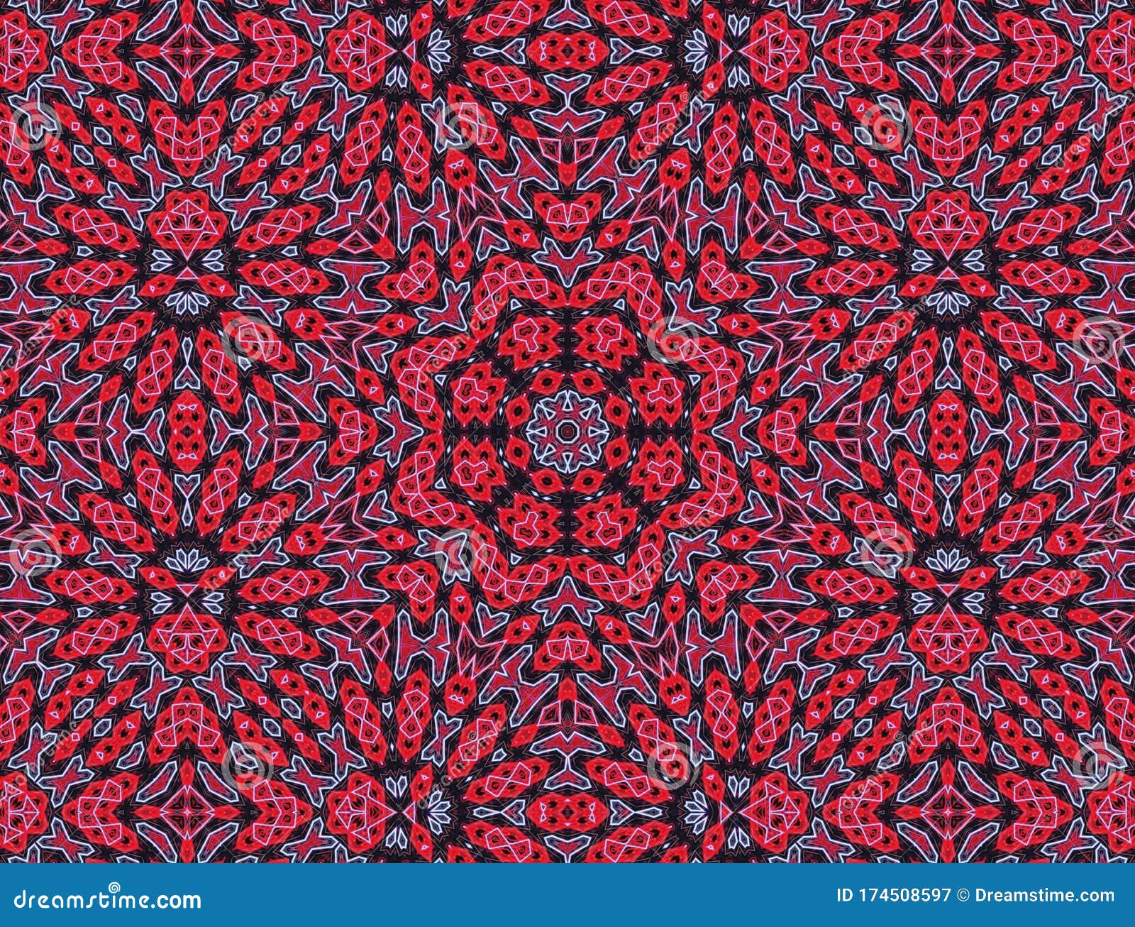 Abstract Mandala Seamless Texture for Design and Background Stock ...