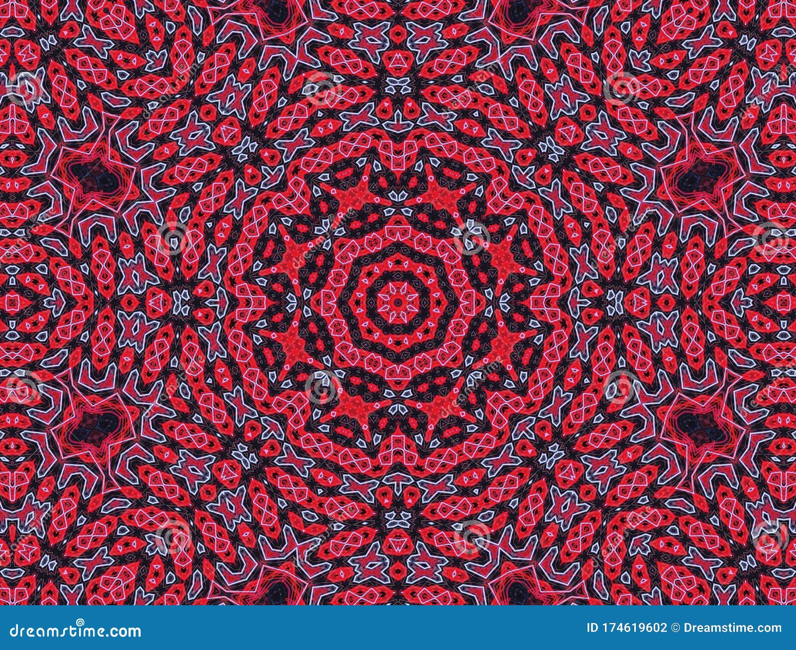 Abstract Mandala Seamless Texture for Design and Background Stock ...