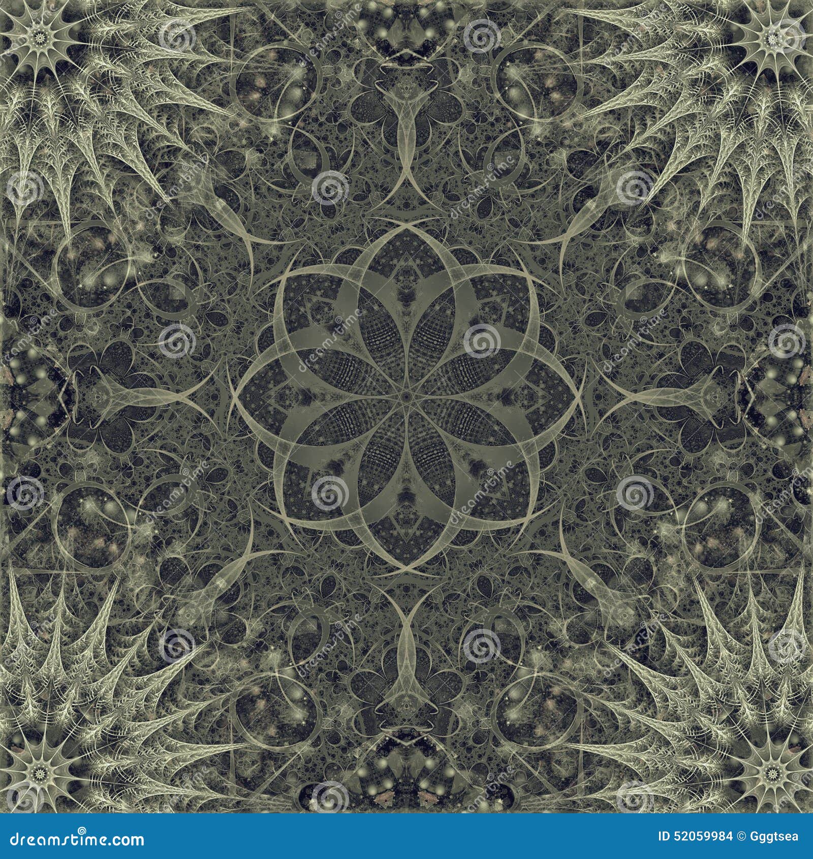 Abstract mandala texture stock illustration. Illustration of stylized ...