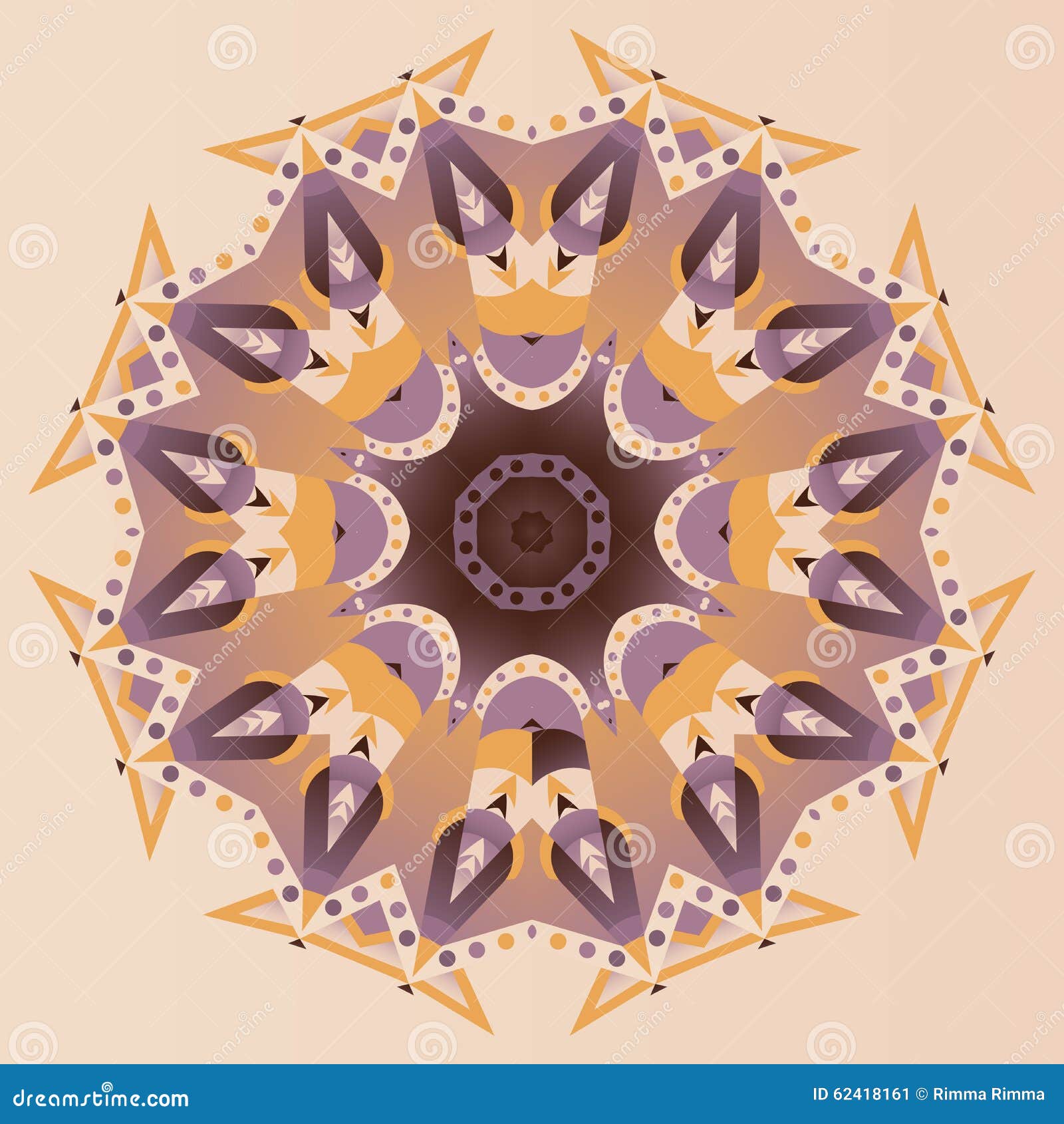 Abstract Mandala, Vector Background Stock Vector - Illustration of ...