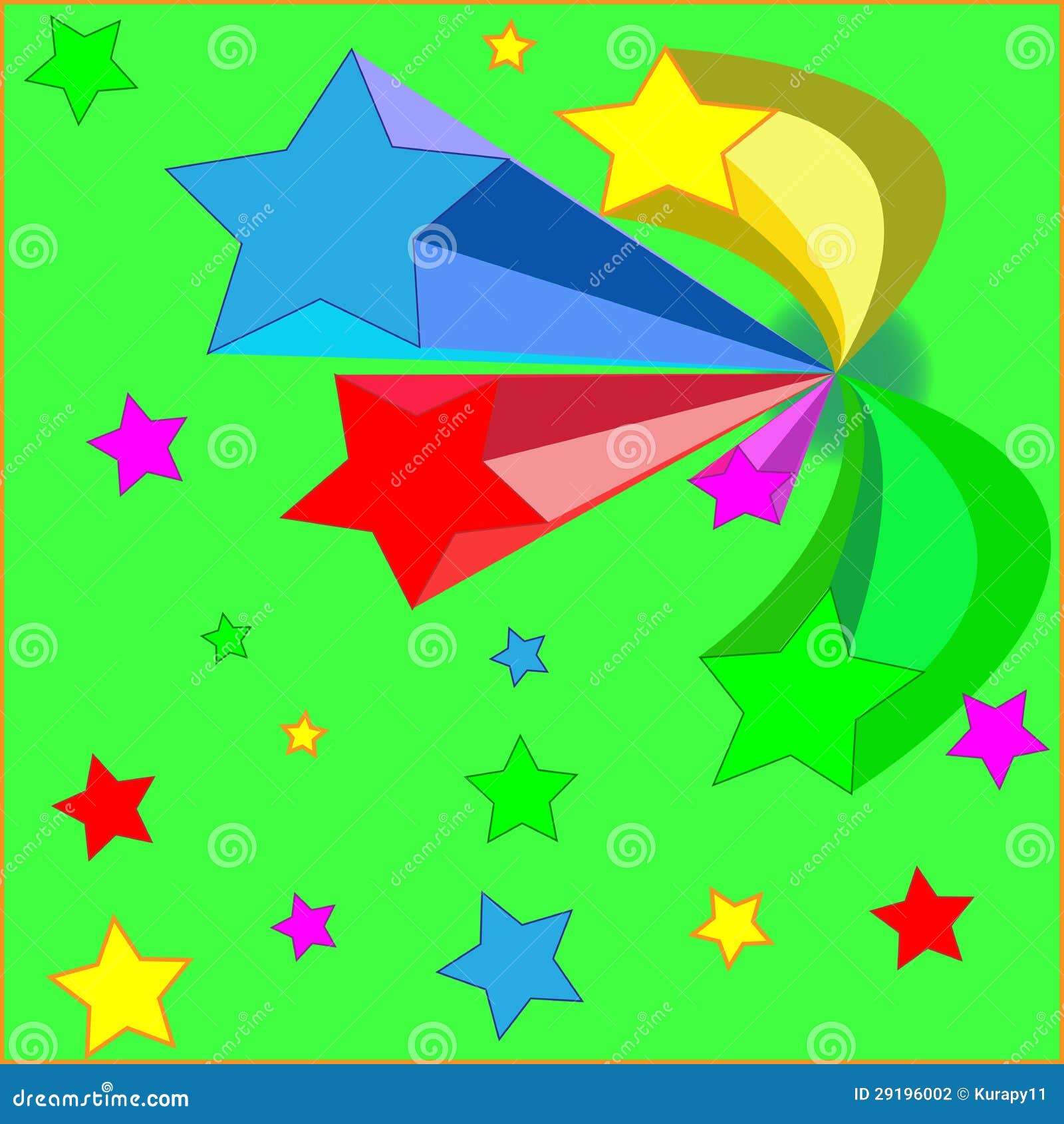 Many Star Symbol On Black Background Stock Photo | CartoonDealer.com ...