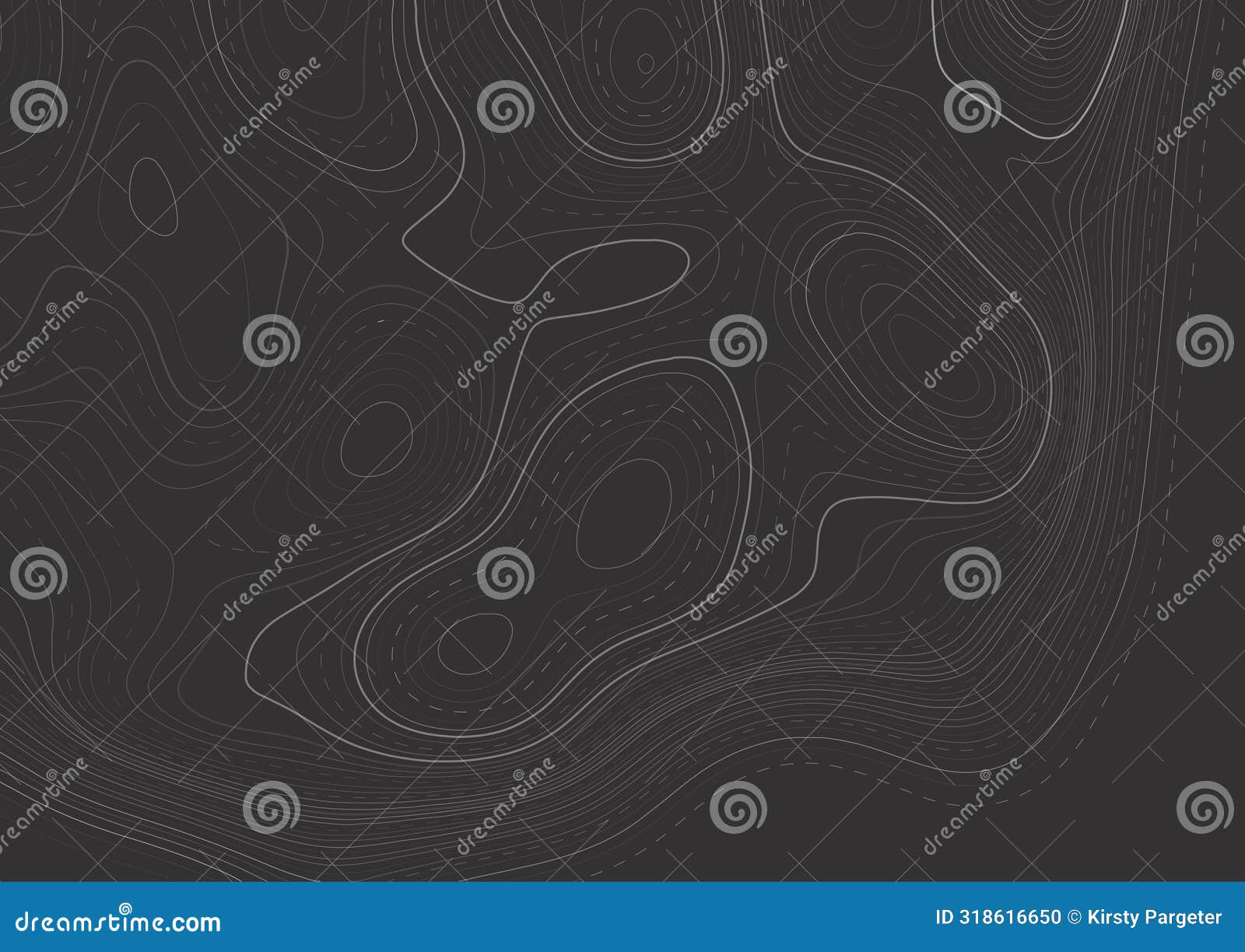 Abstract Map Background with Topography Design Stock Vector ...