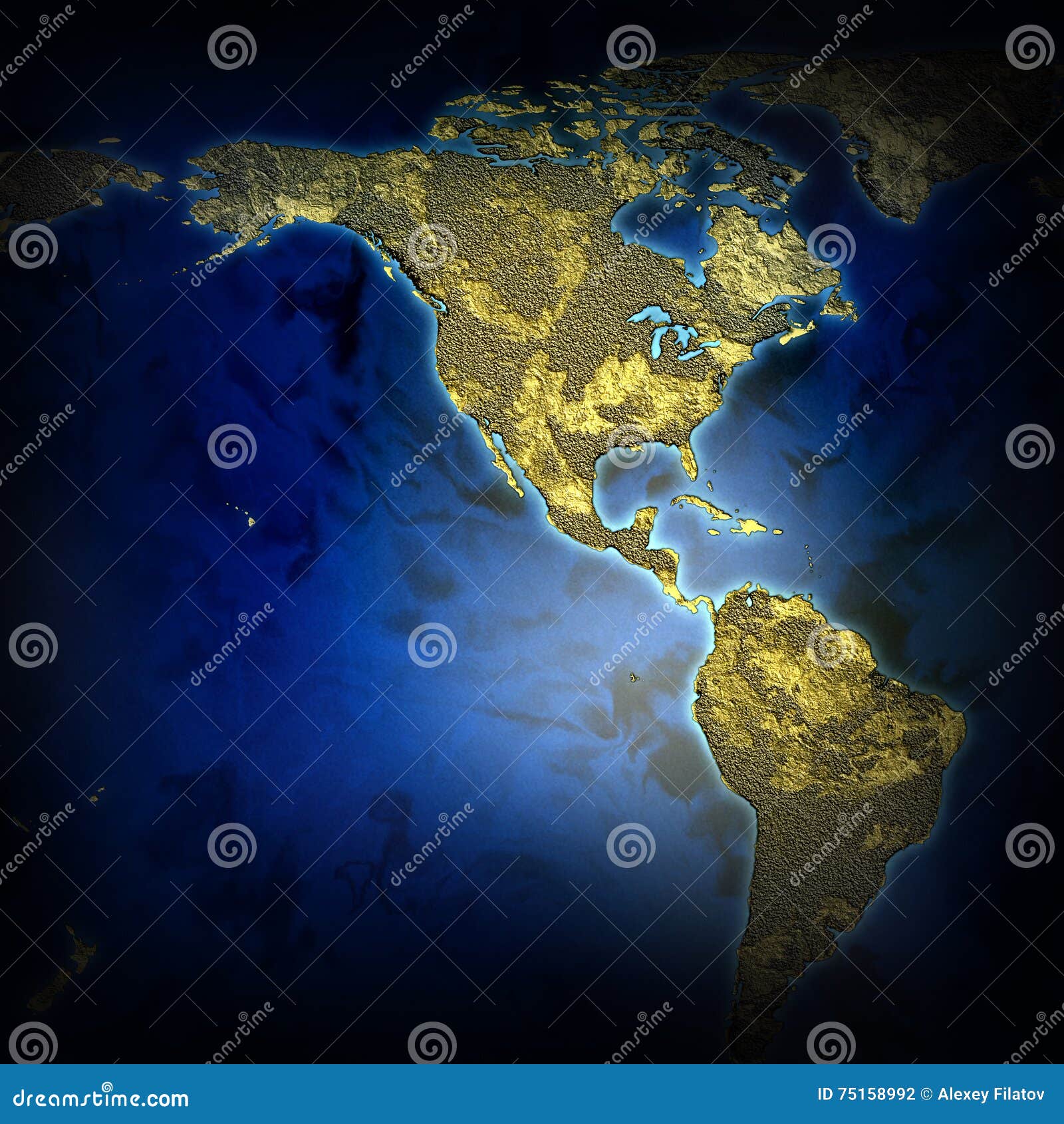Abstract Map of the Earth 2D Illustration Stock Illustration ...