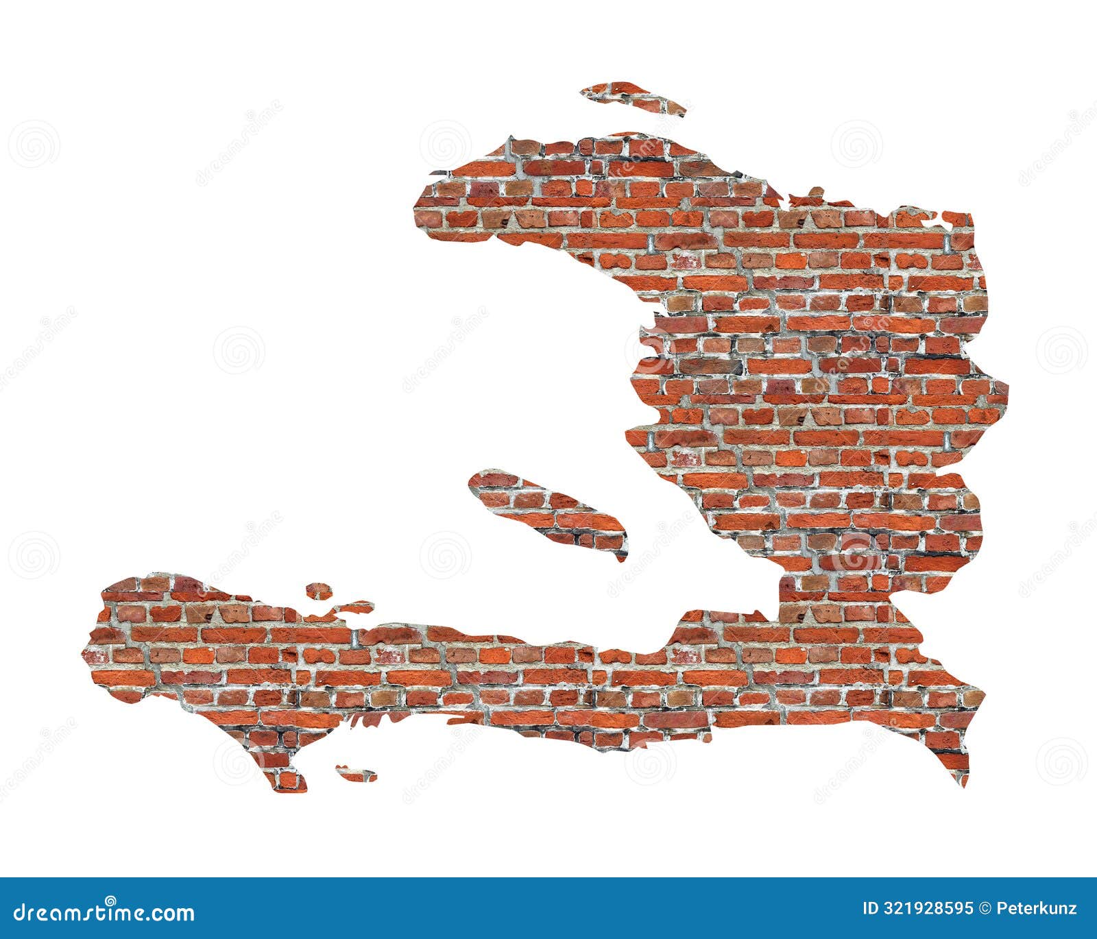 Haiti - Map Is Designed Rainbow Abstract Colorful Pattern Cartoon ...