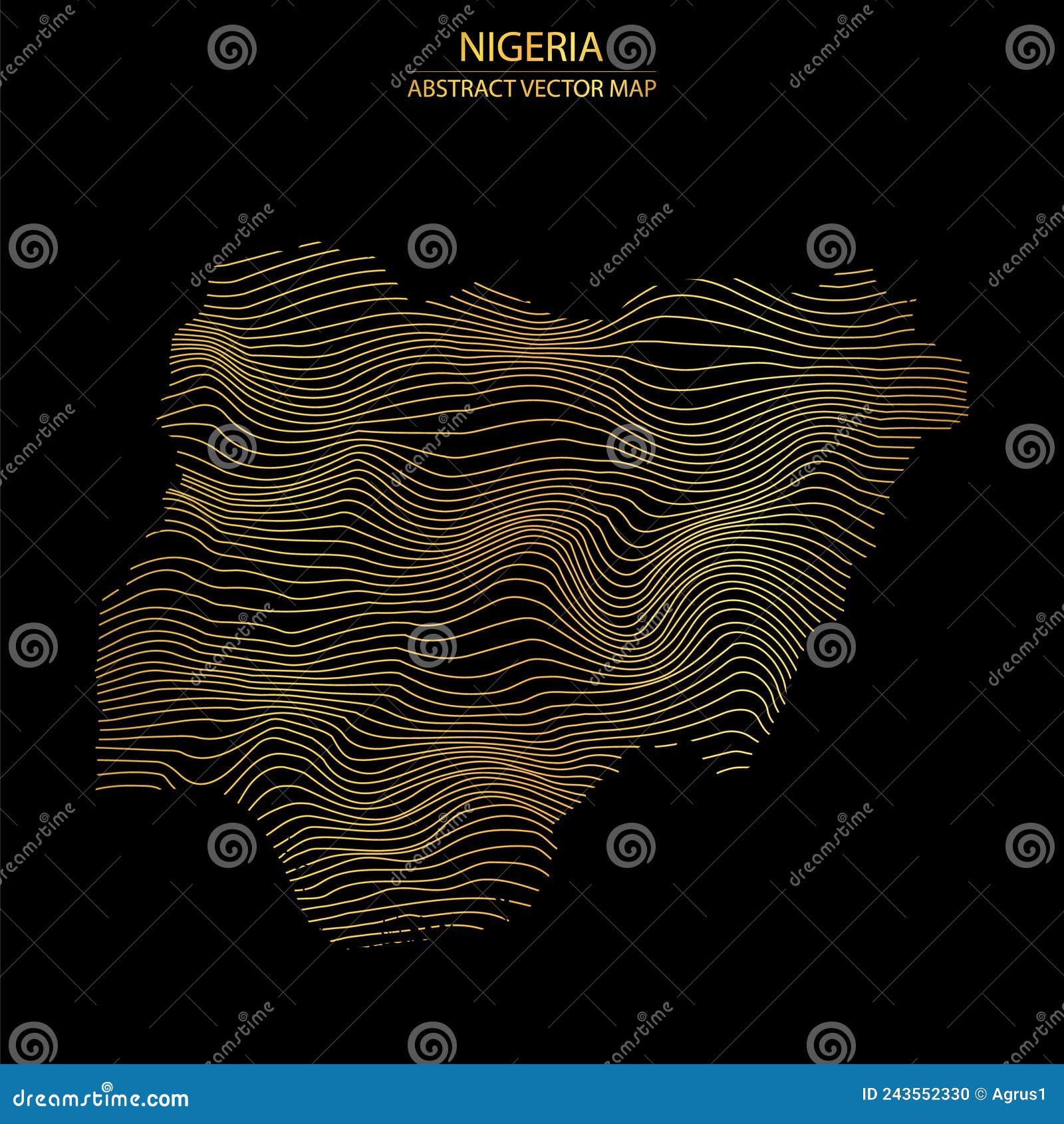 Nigeria Map Vector | CartoonDealer.com #107182023
