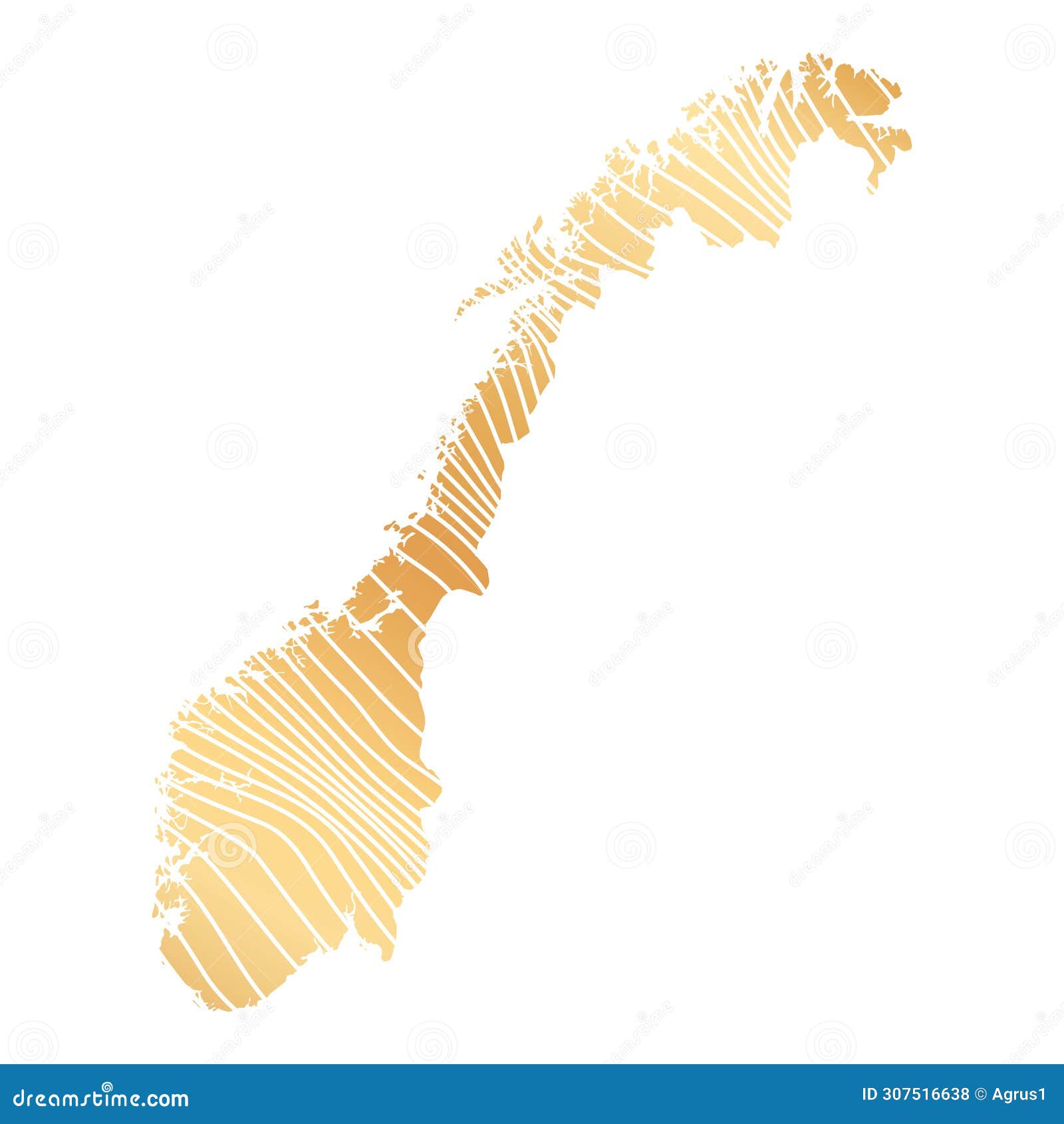 Colored Norway Country Administrative Map. Regions Map Of Norway, Blank ... Colored Norway Country Administrative Map. Regions Map Of Norway, Blank ...
