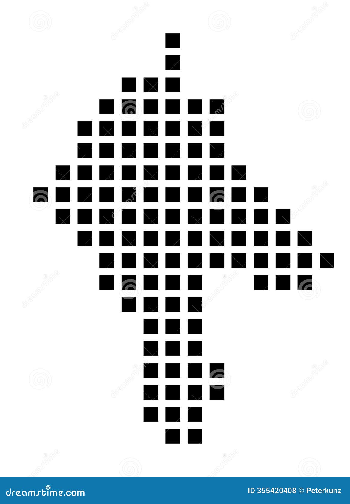 Abstract Map of Offenburg (Germany) Stock Illustration - Illustration ...