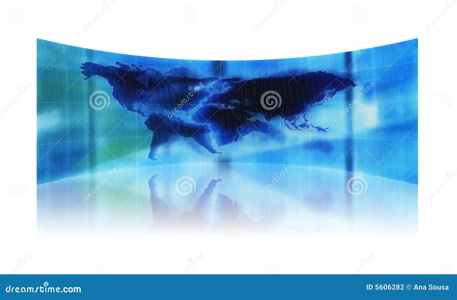 Abstract map of the world stock illustration. Illustration of asia ...