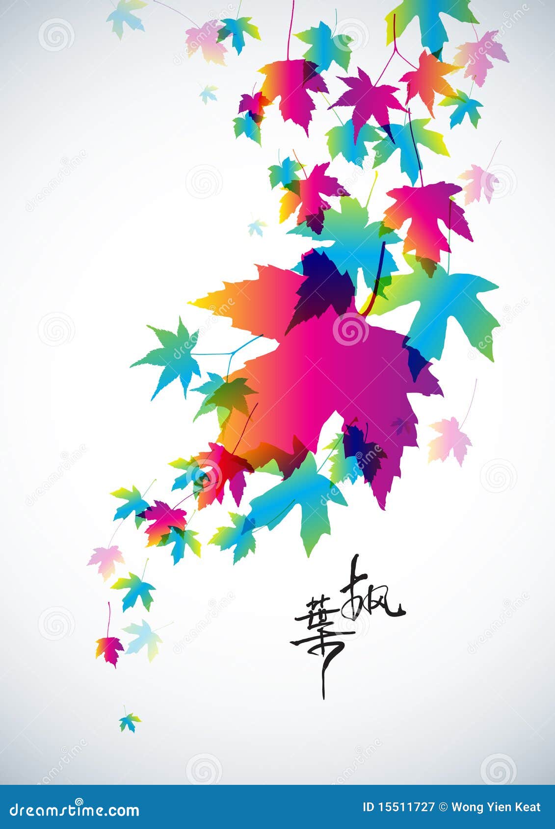 Abstract Maple Leaves Background Stock Vector - Illustration of ...