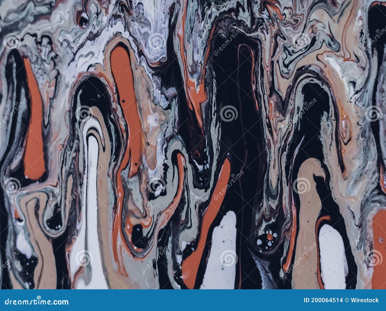 Abstract Marble Art Painting Background Stock Illustration ...