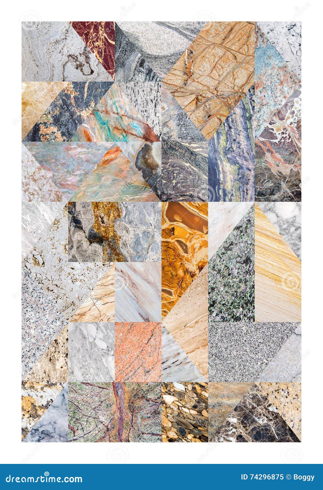 Abstract marble collage stock image. Image of texture - 74296875