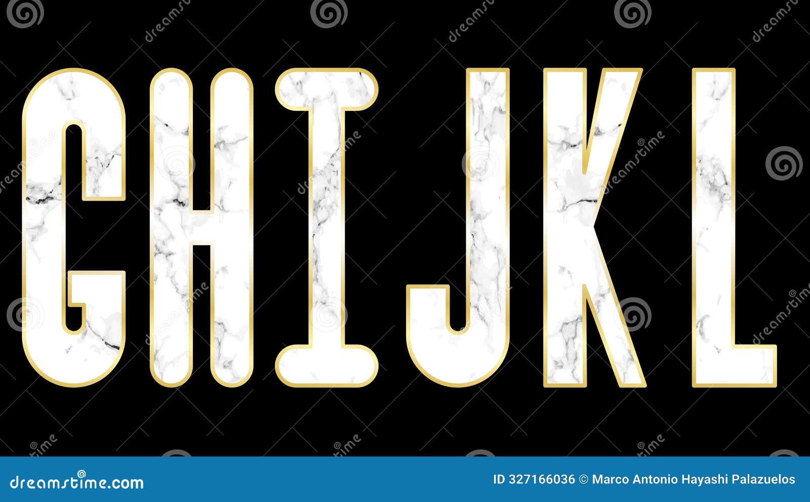 Abstract Marble and Golden Alphabet Letters Pack Collection3 Stock ...