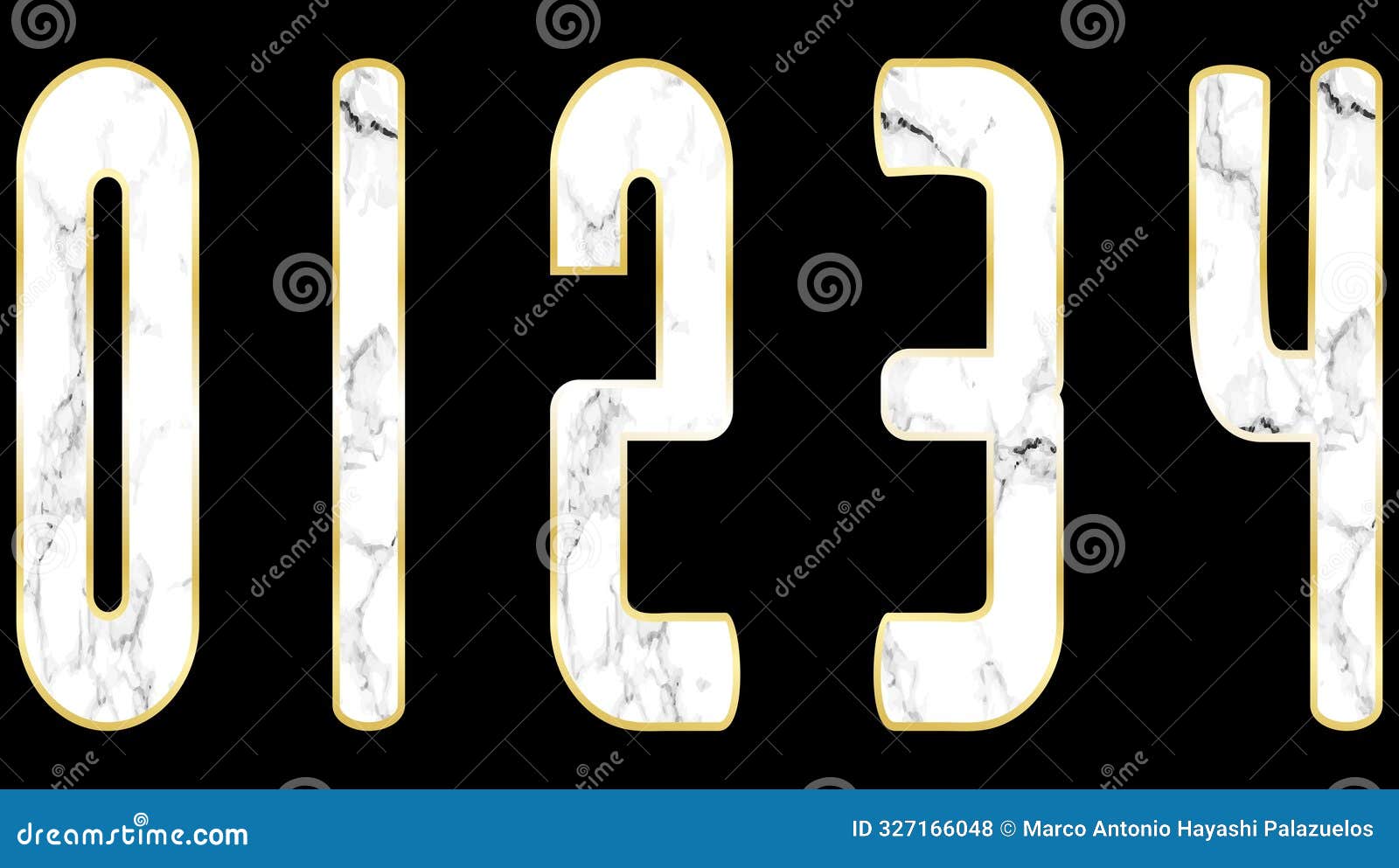 Abstract Marble and Golden Alphabet Letters Pack Collection Stock ...