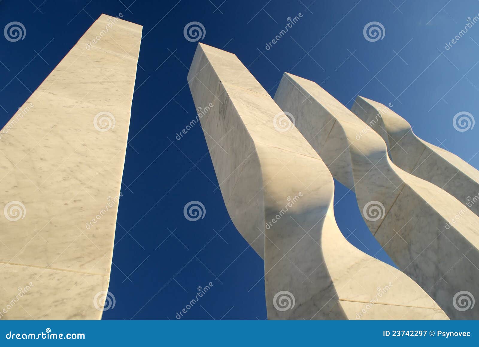 Abstract marble monument stock image. Image of capital - 23742297