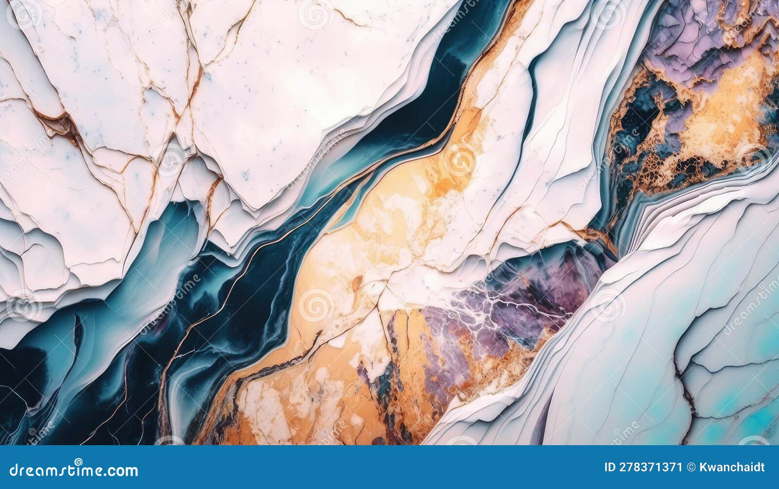 Abstract Marble Stone Texture , Generative AI Stock Illustration ...