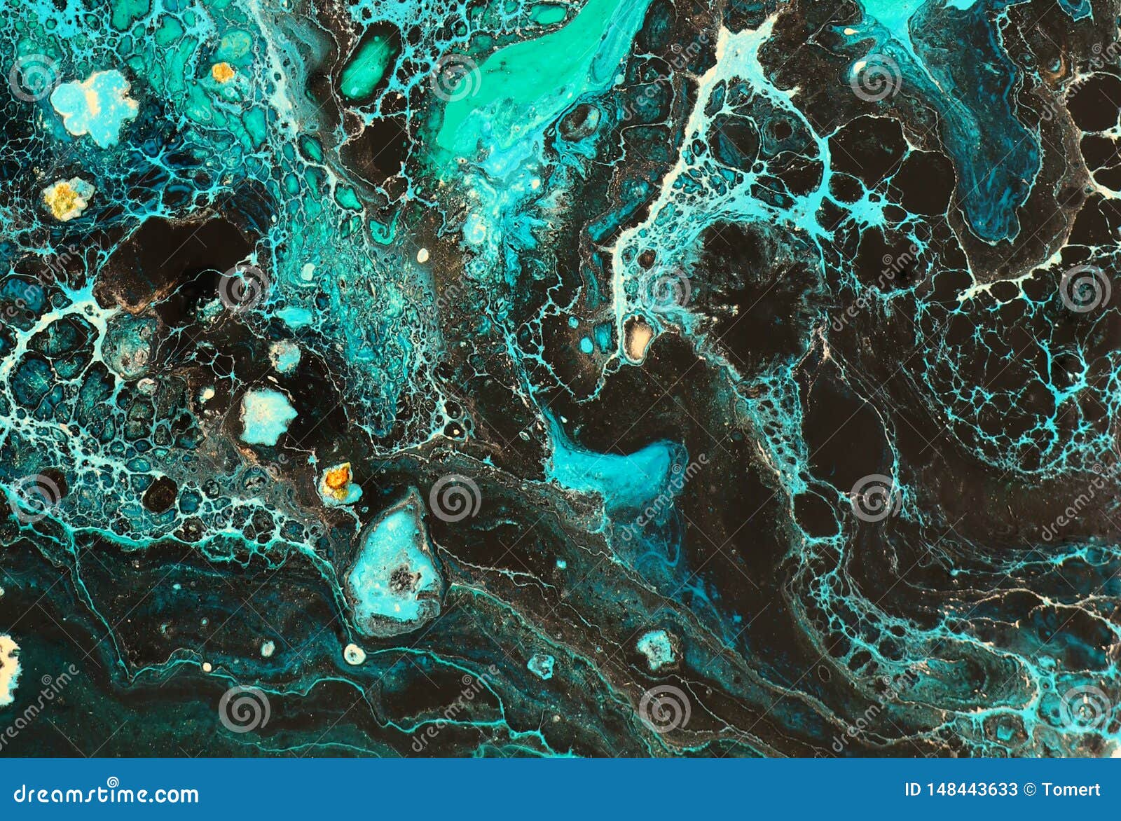 Abstract Marbleized Effect Background. Blue Creative Colors Stock Image ...