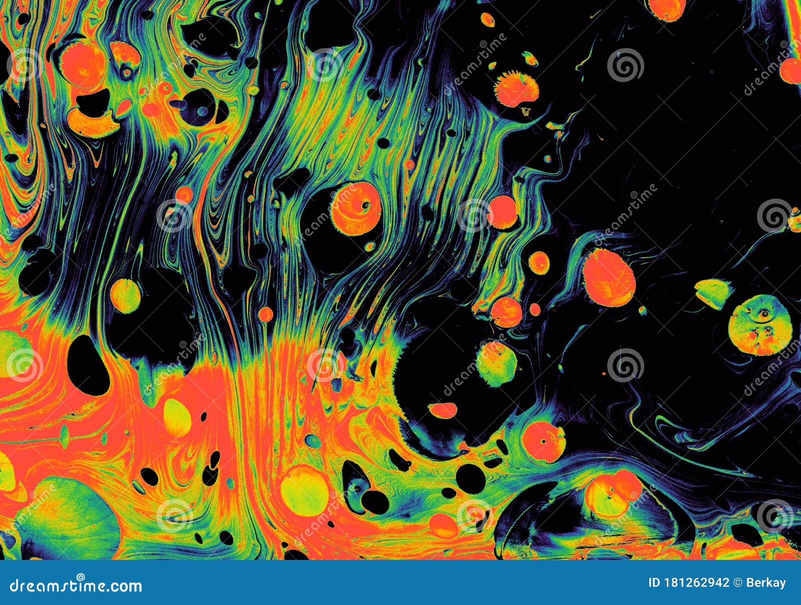 Abstract Marbling Art Patterns As Colorful Background Stock Photo ...
