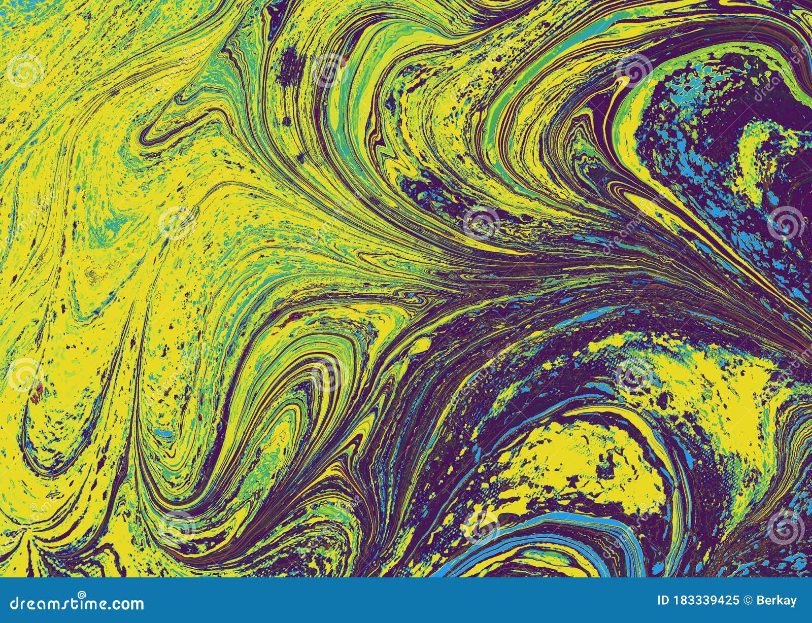 Abstract Marbling Art Patterns As Colorful Background Stock Image ...