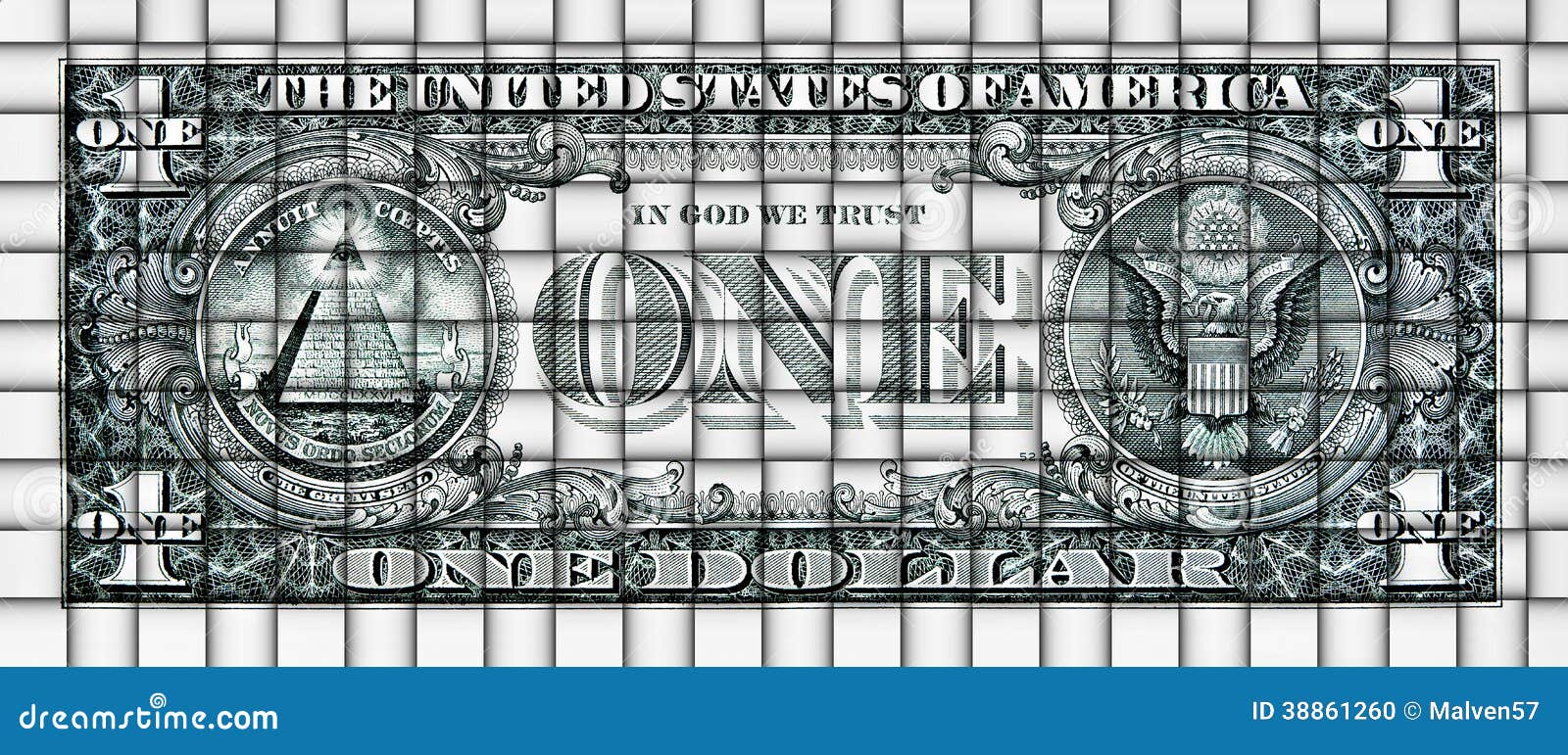 Abstract Mat from a Dollar Banknote Stock Photo - Image of isolated ...