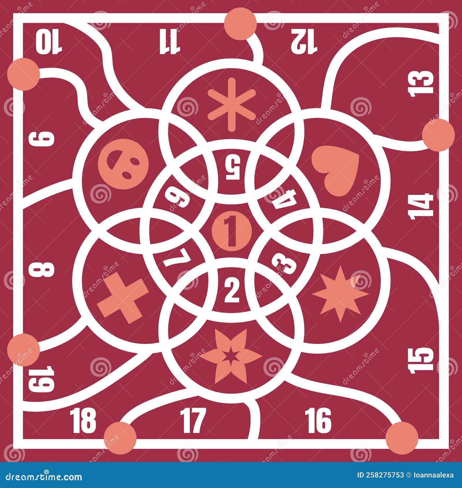 Abstract math vector tile stock vector. Illustration of abstract ...