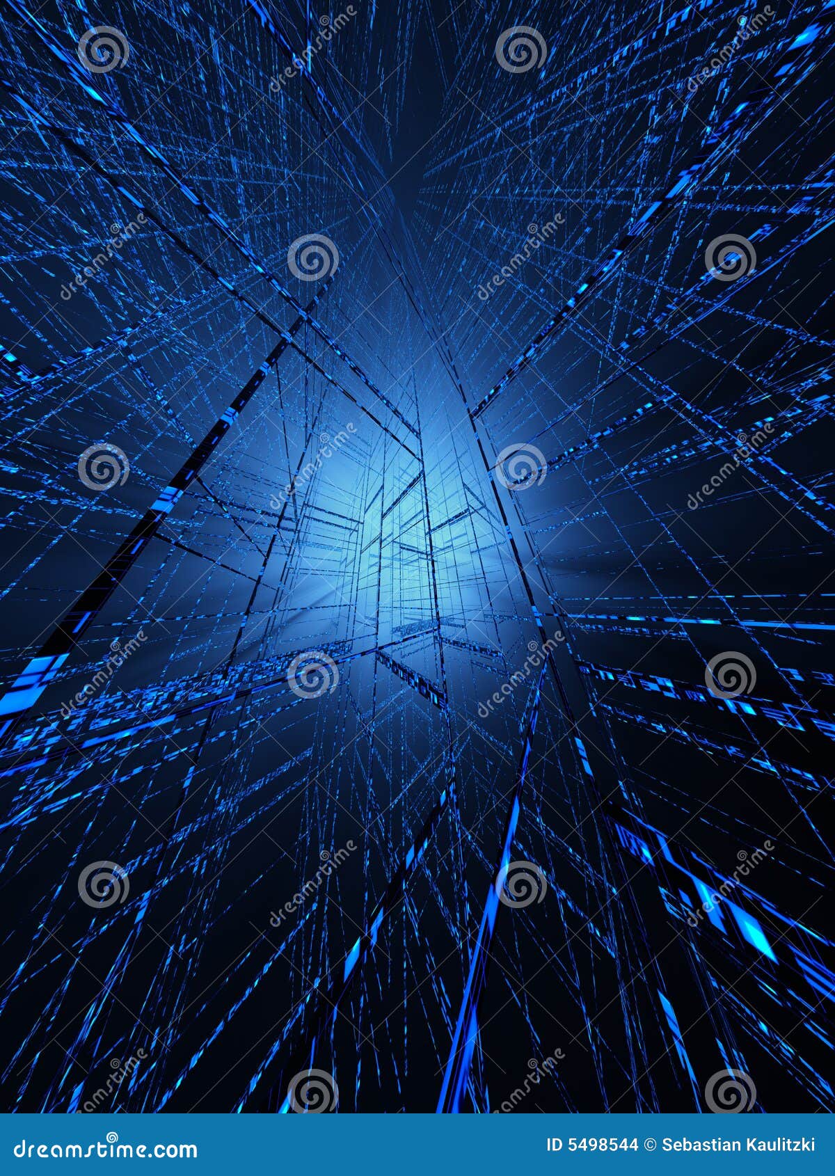 Abstract matrix stock illustration. Illustration of hitech - 5498544