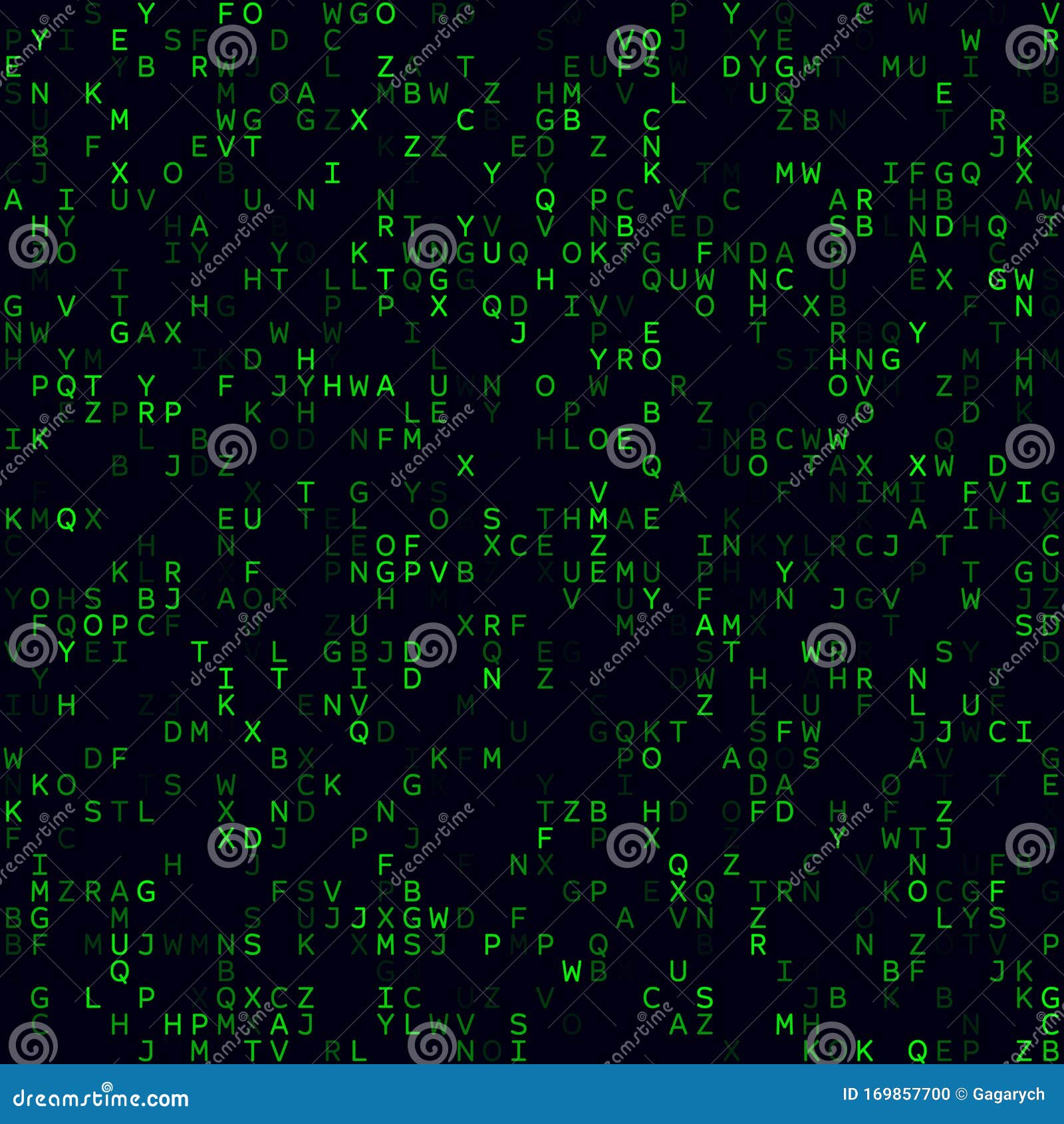 Abstract Matrix Background. Stock Vector - Illustration of infographics ...