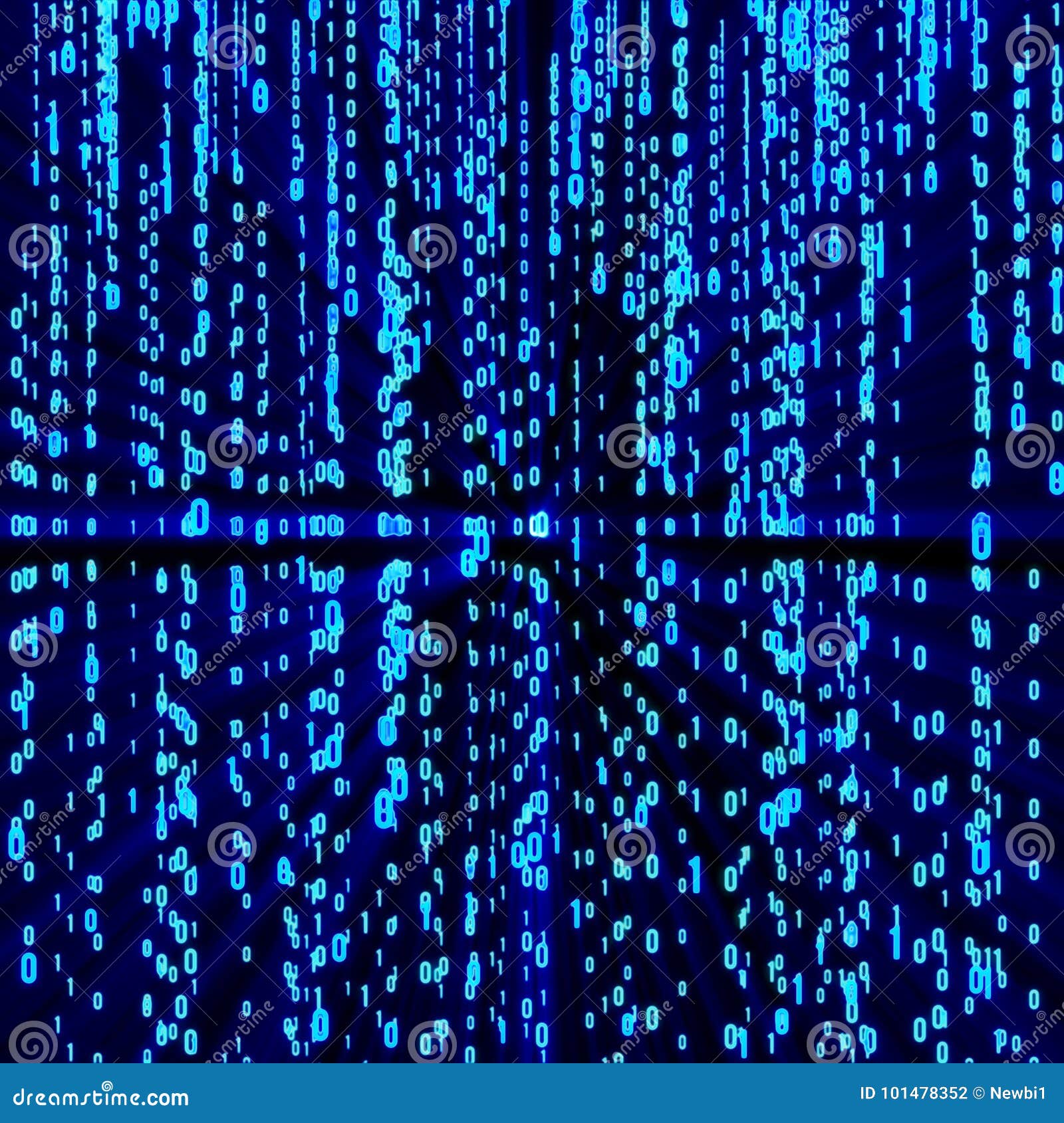 Abstract Matrix Background stock illustration. Illustration of code ...