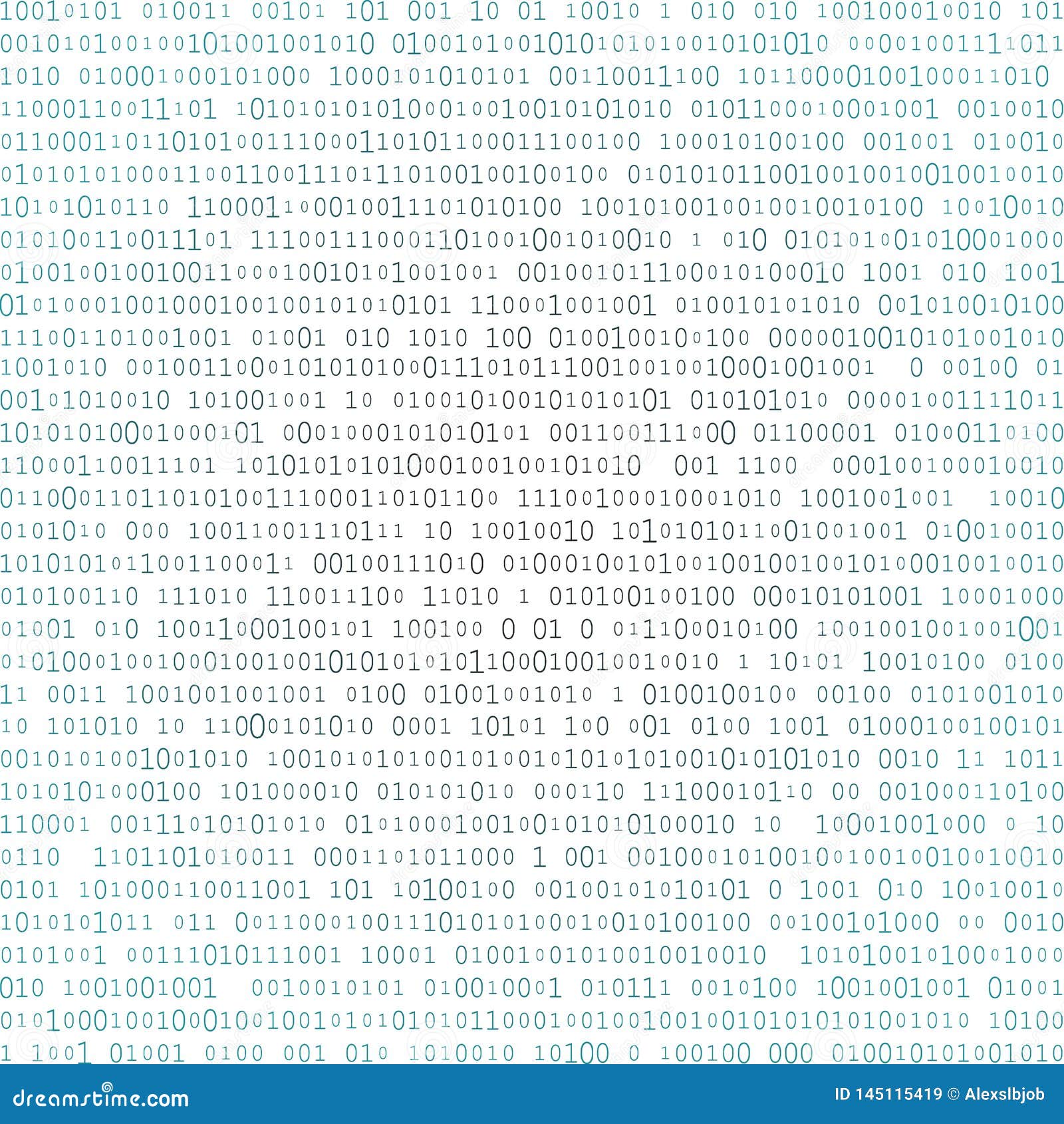 Abstract Matrix Background. Binary Computer Code. Coding. Hacker Concept. Vector Background ...