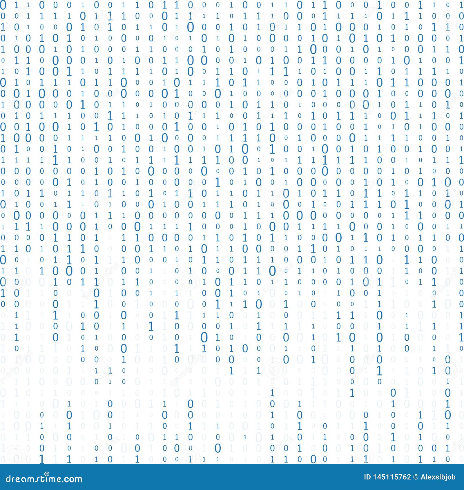 Abstract Matrix Background Binary Computer Code Coding Hacker Concept Vector Background