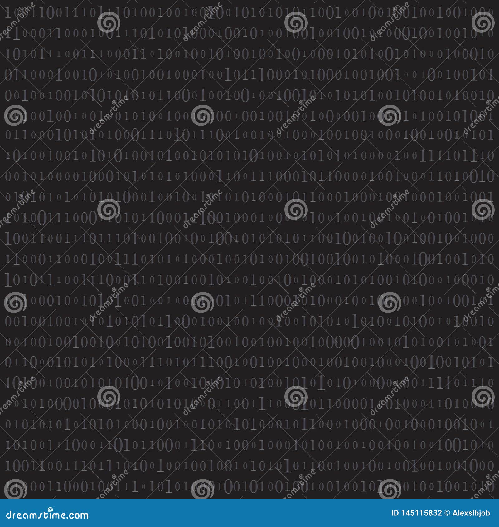 Abstract Matrix Background Binary Computer Code Coding Hacker Concept Vector Background