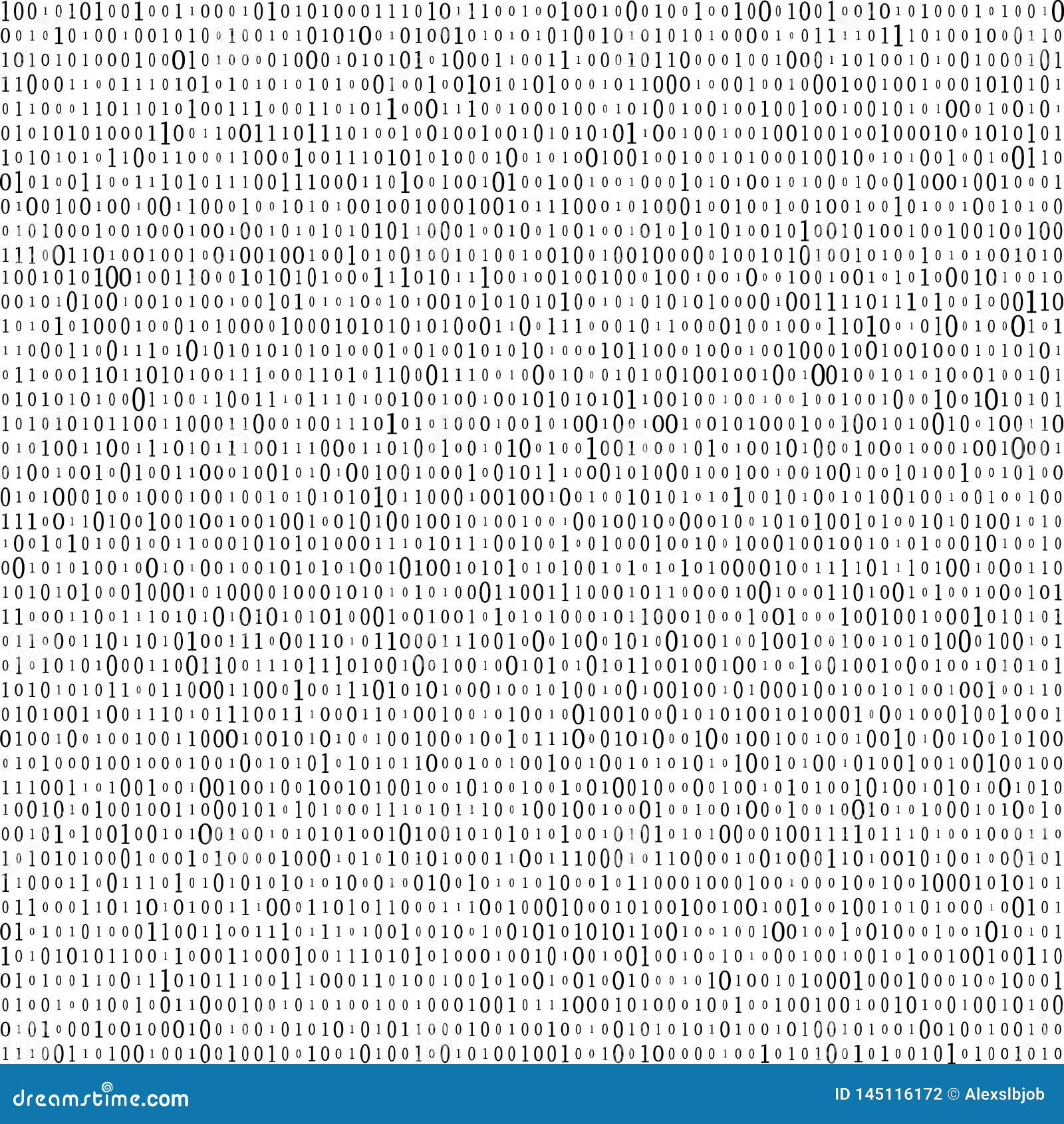 Abstract Matrix Background Binary Computer Code Coding Hacker Concept Vector Background